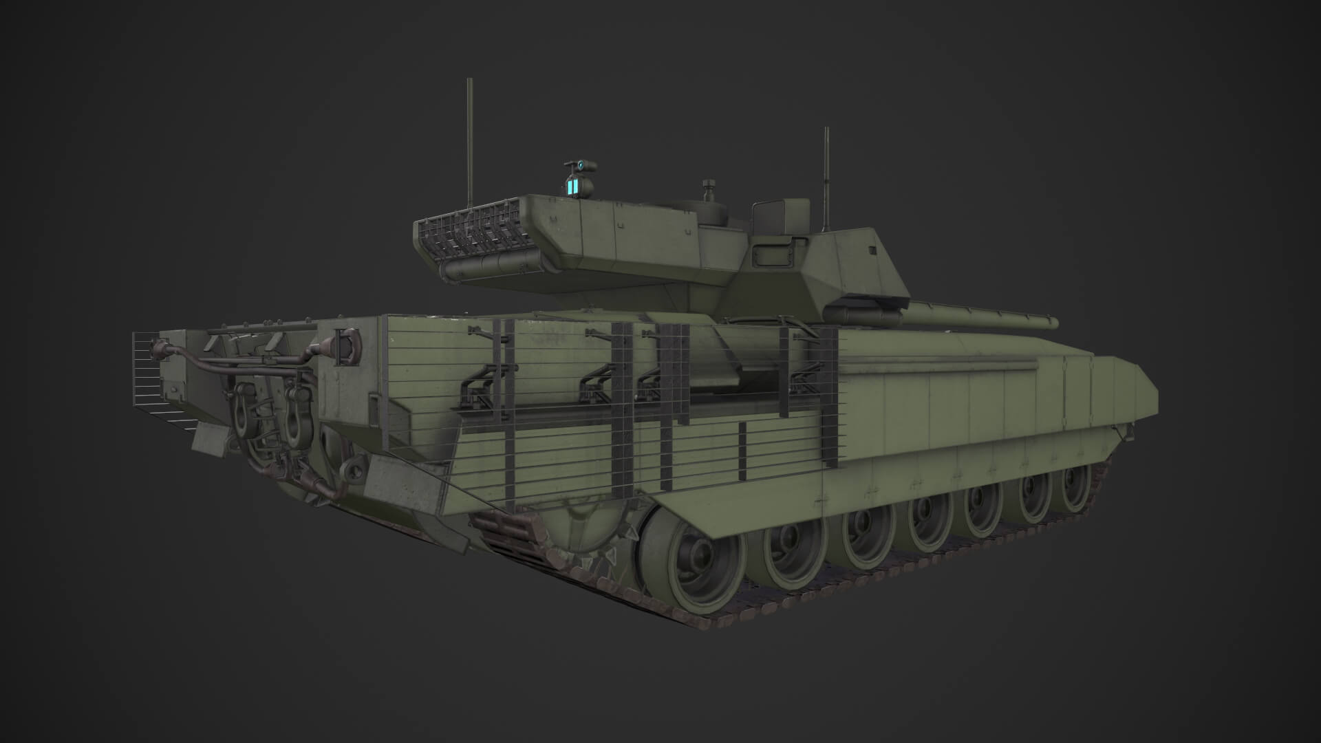 T-14 Armata MBT 3D Model by yn-delmund