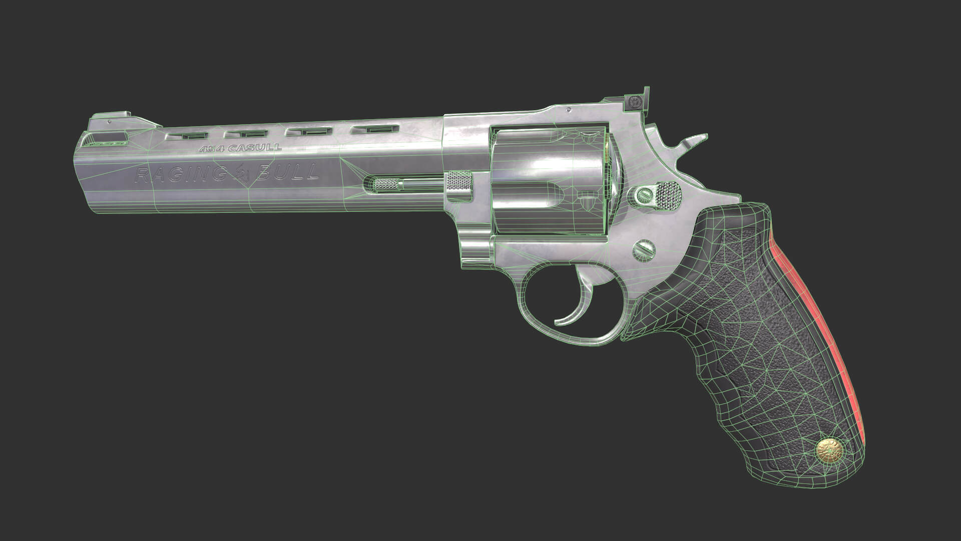 Taurus 454 Raging Bull - 3D Model by yn-delmund
