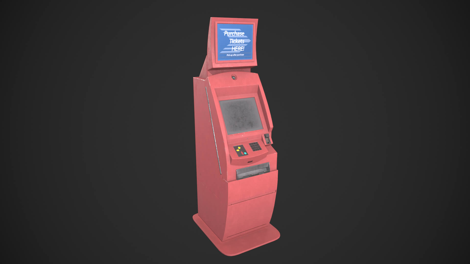 Ticket Machine Terminal - 3D Model by yn-delmund