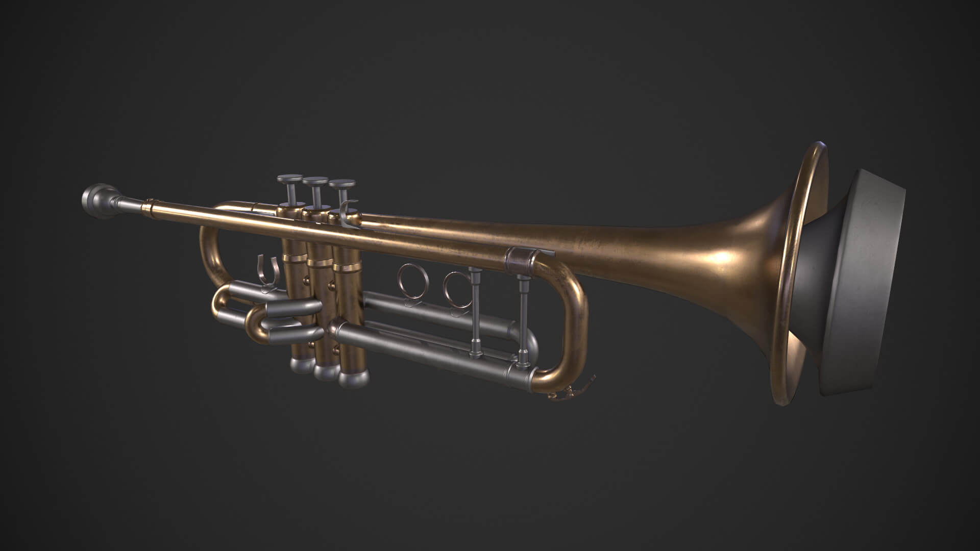 Trumpet - 3D Model by yn-delmund