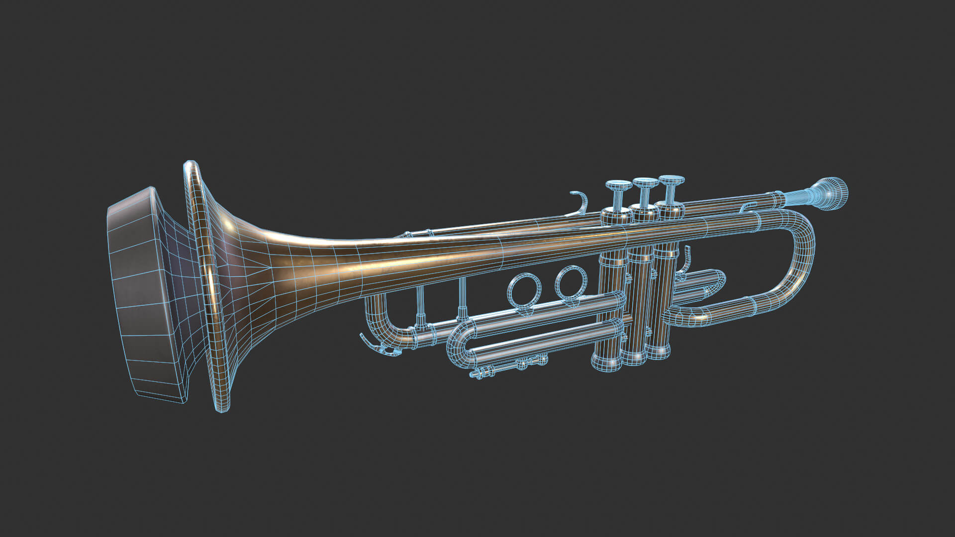 Trumpet - 3D Model by yn-delmund