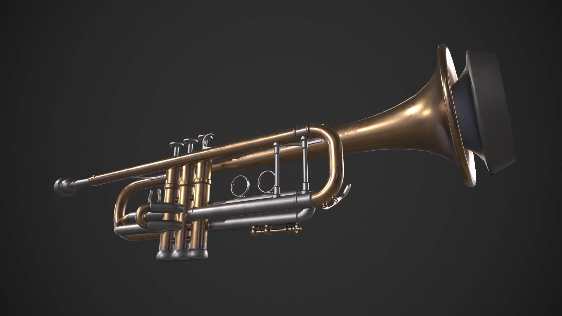 Trumpet - 3D Model by yn-delmund