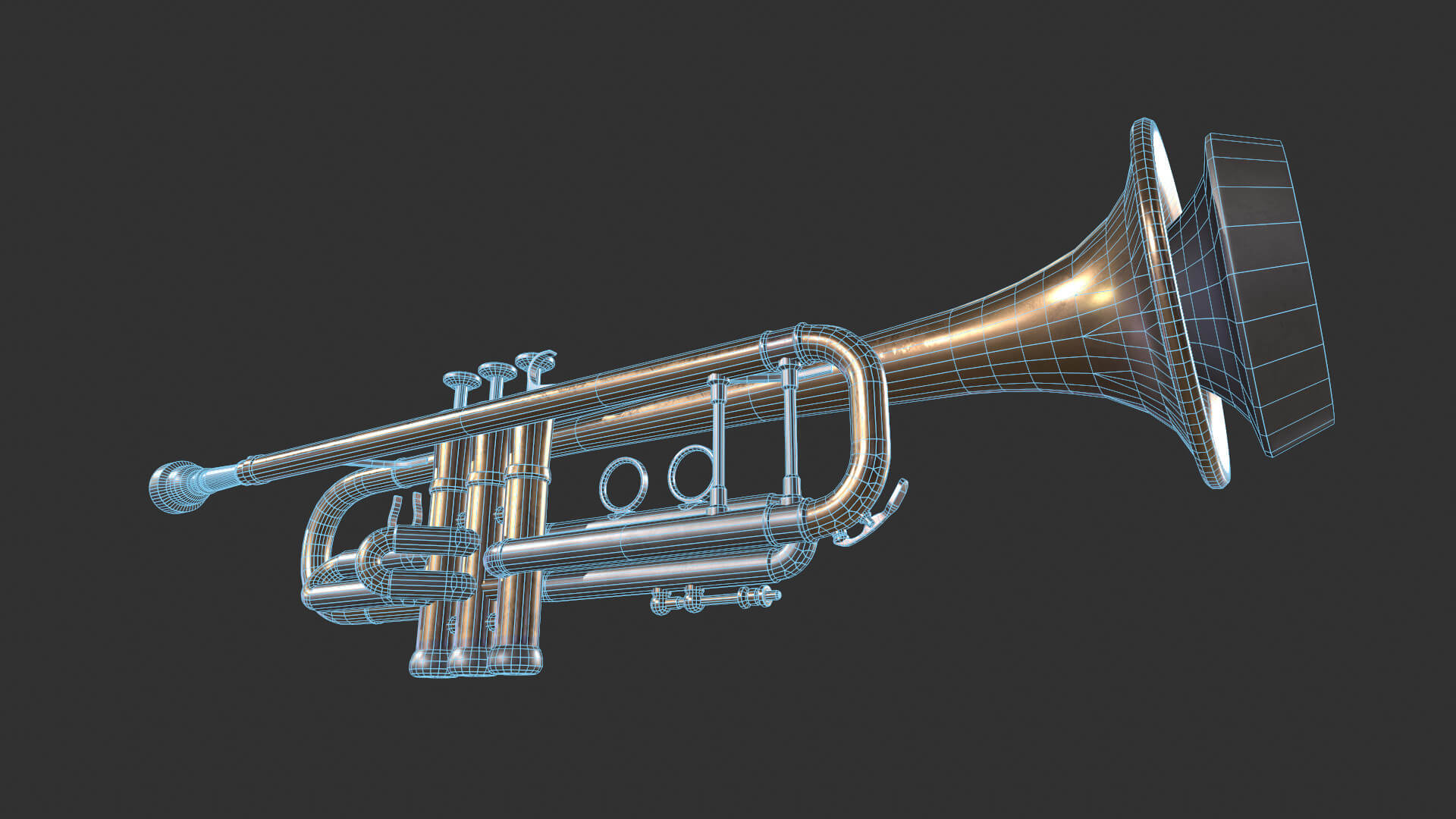 Trumpet - 3D Model by yn-delmund