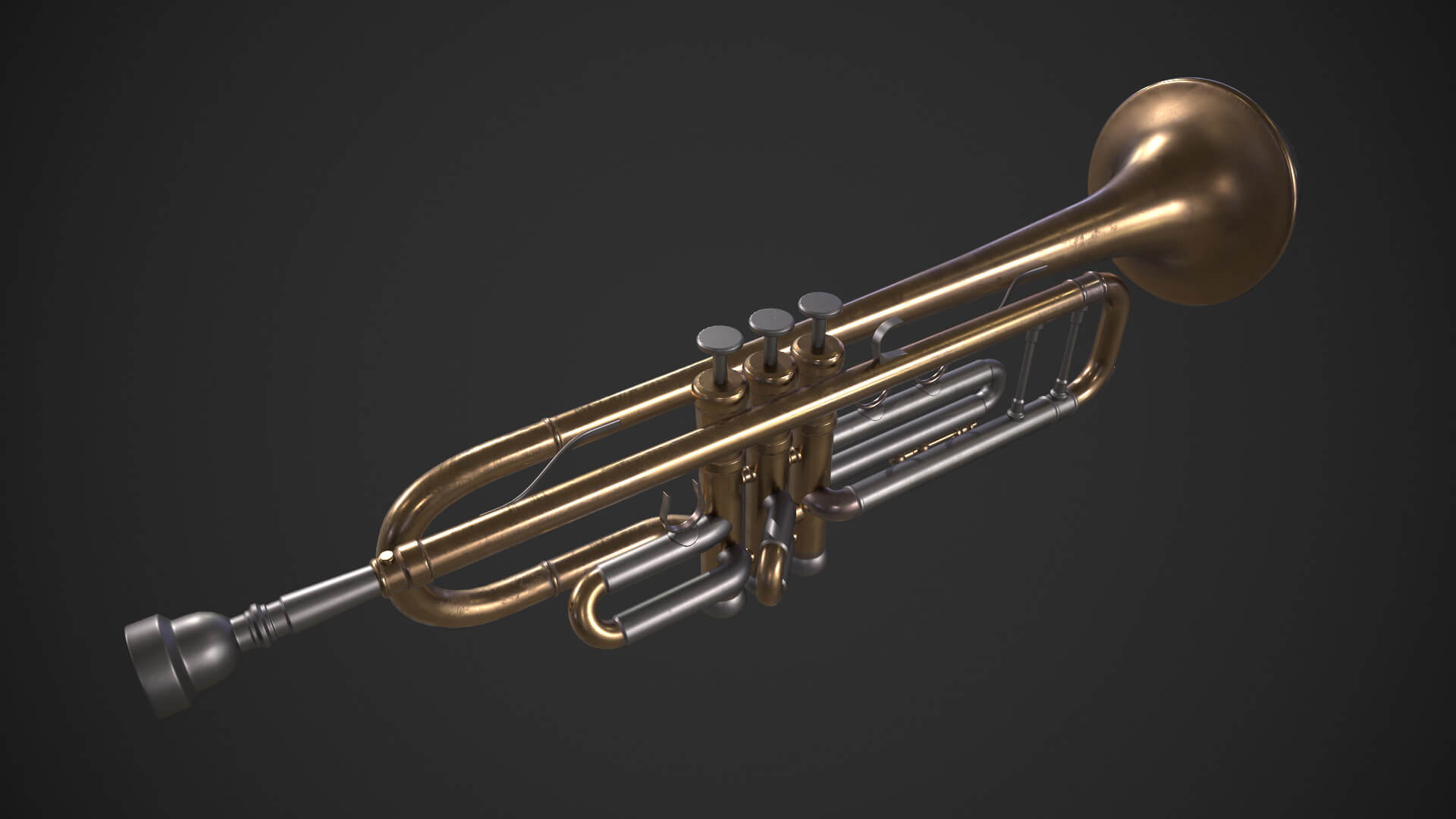 Trumpet - 3D Model by yn-delmund