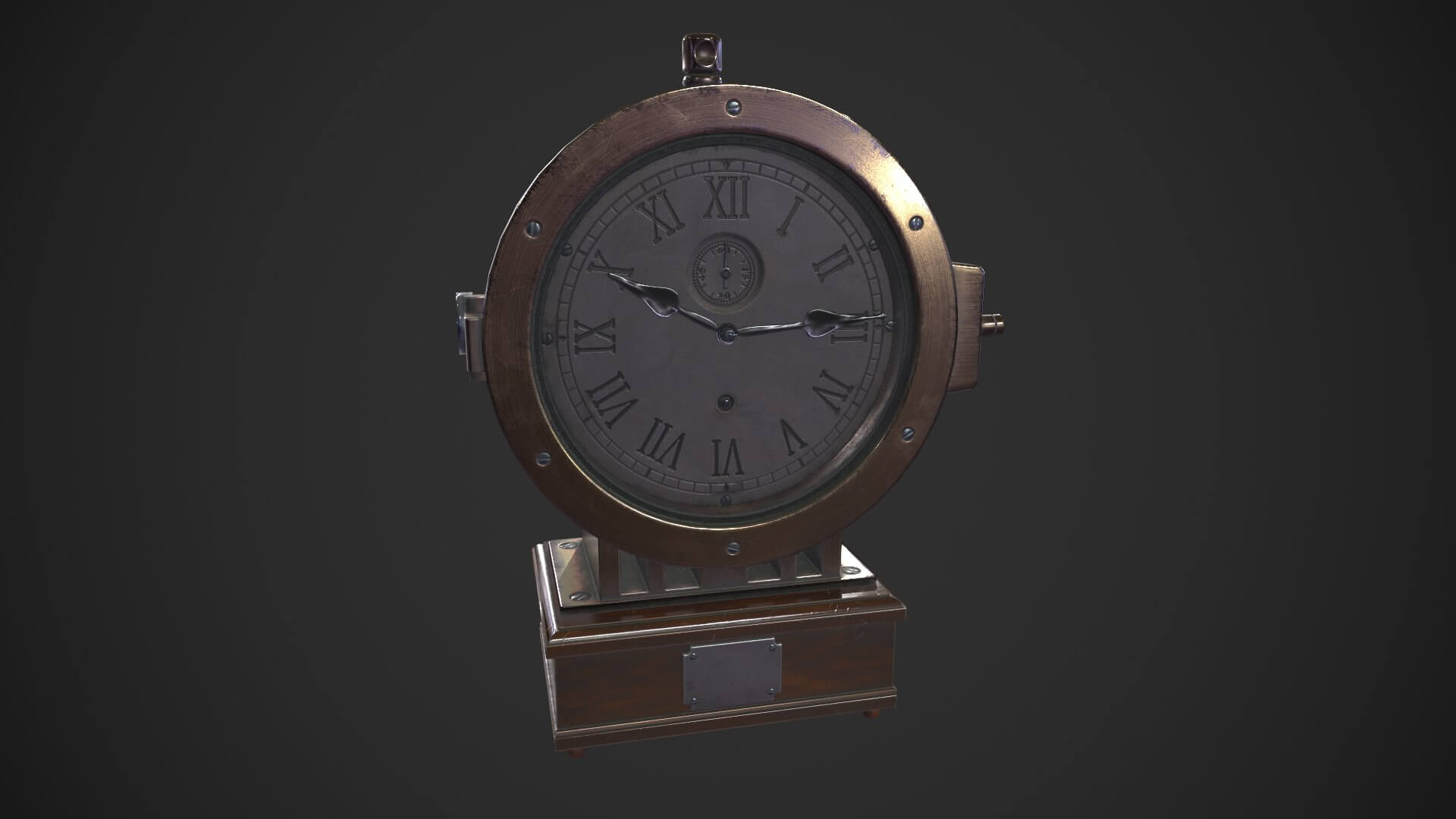 Vintage Clock - 3D Model by yn-delmund