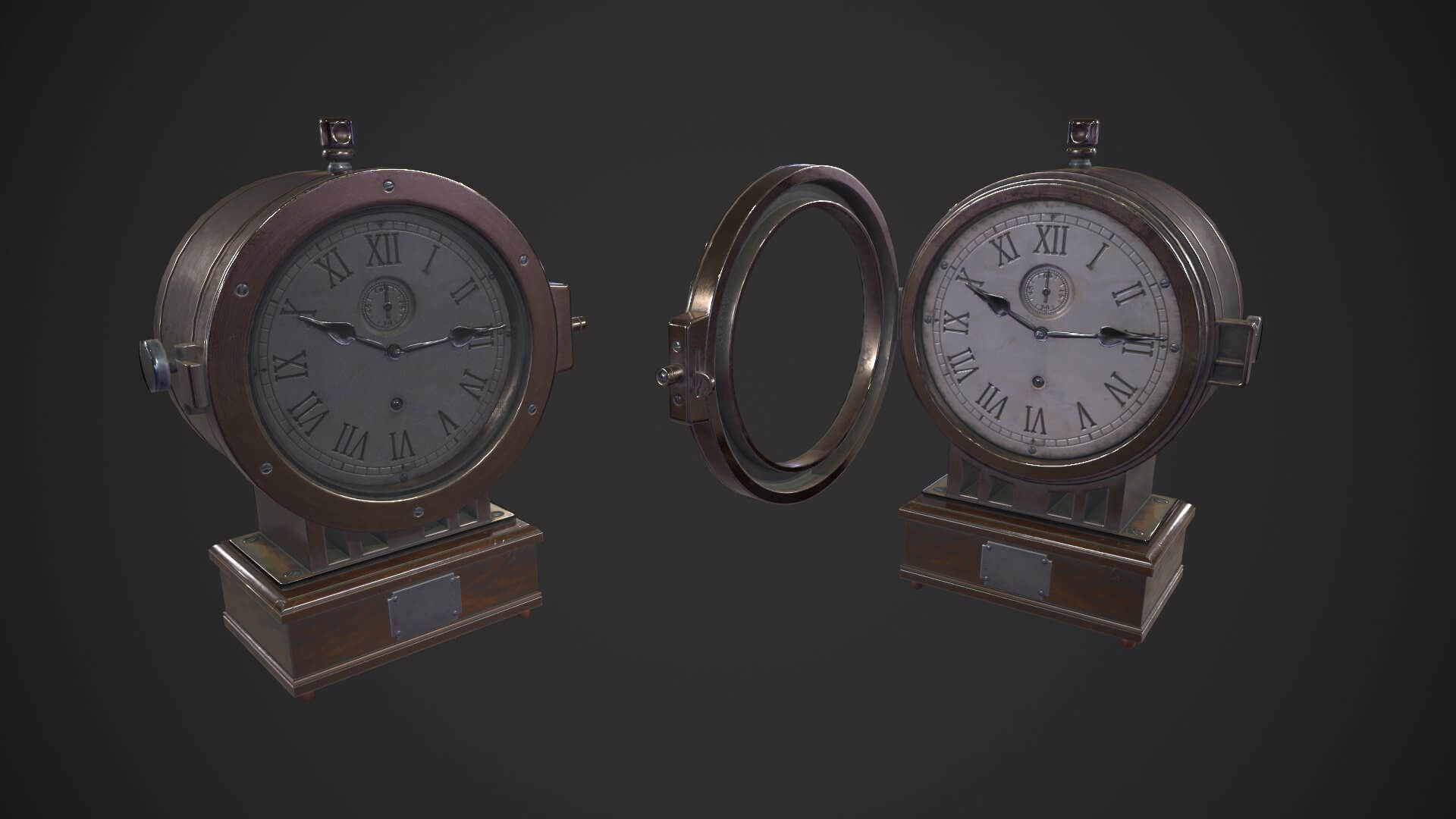 Vintage Clock - 3D Model by yn-delmund