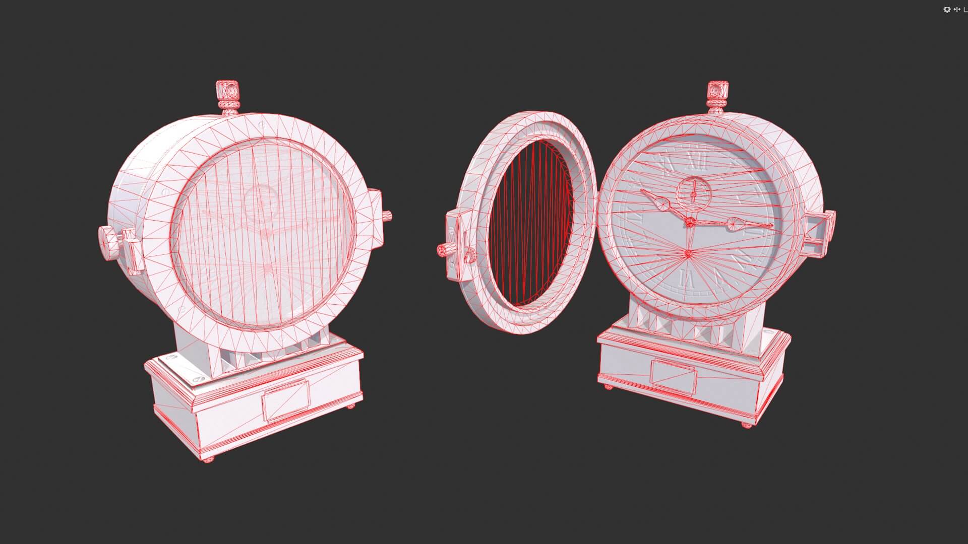 Vintage Clock - 3D Model by yn-delmund
