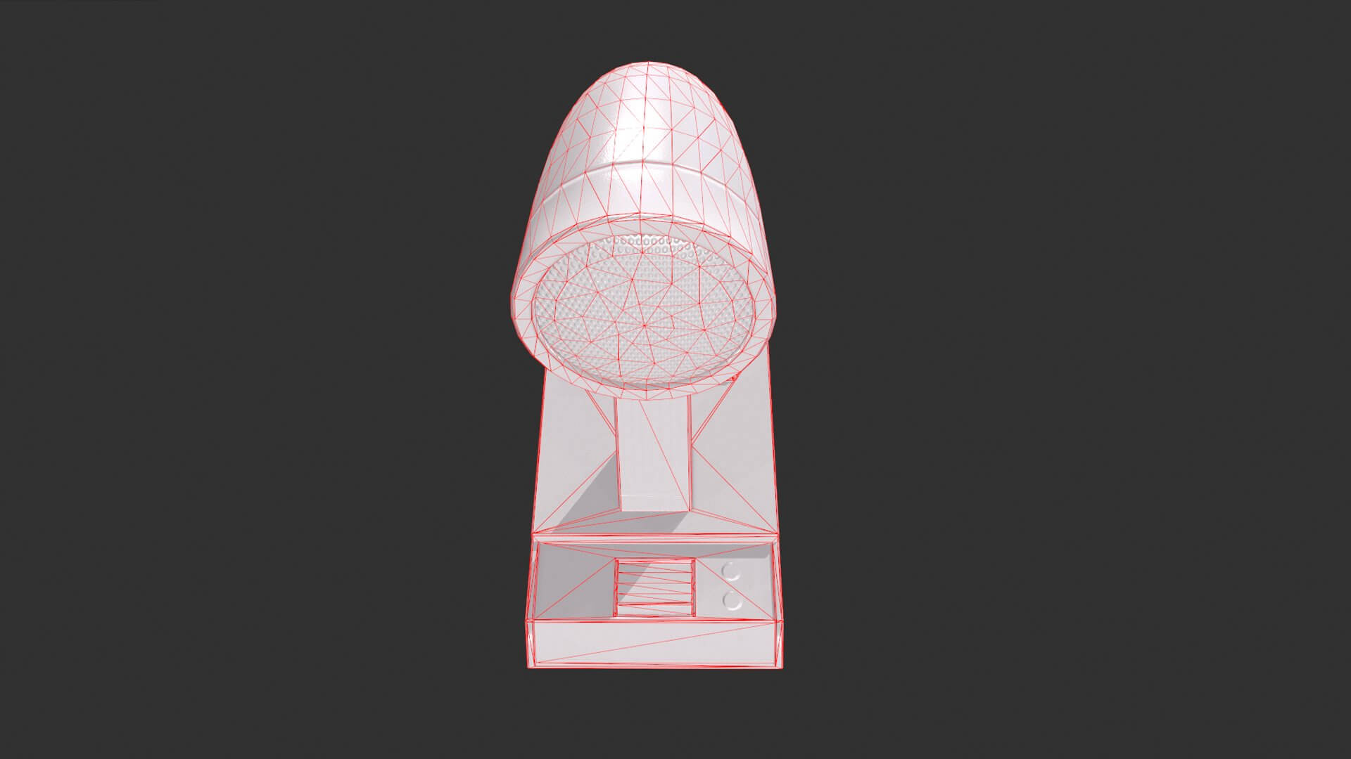 Vintage Radio Microphone - 3D Model by yn-delmund