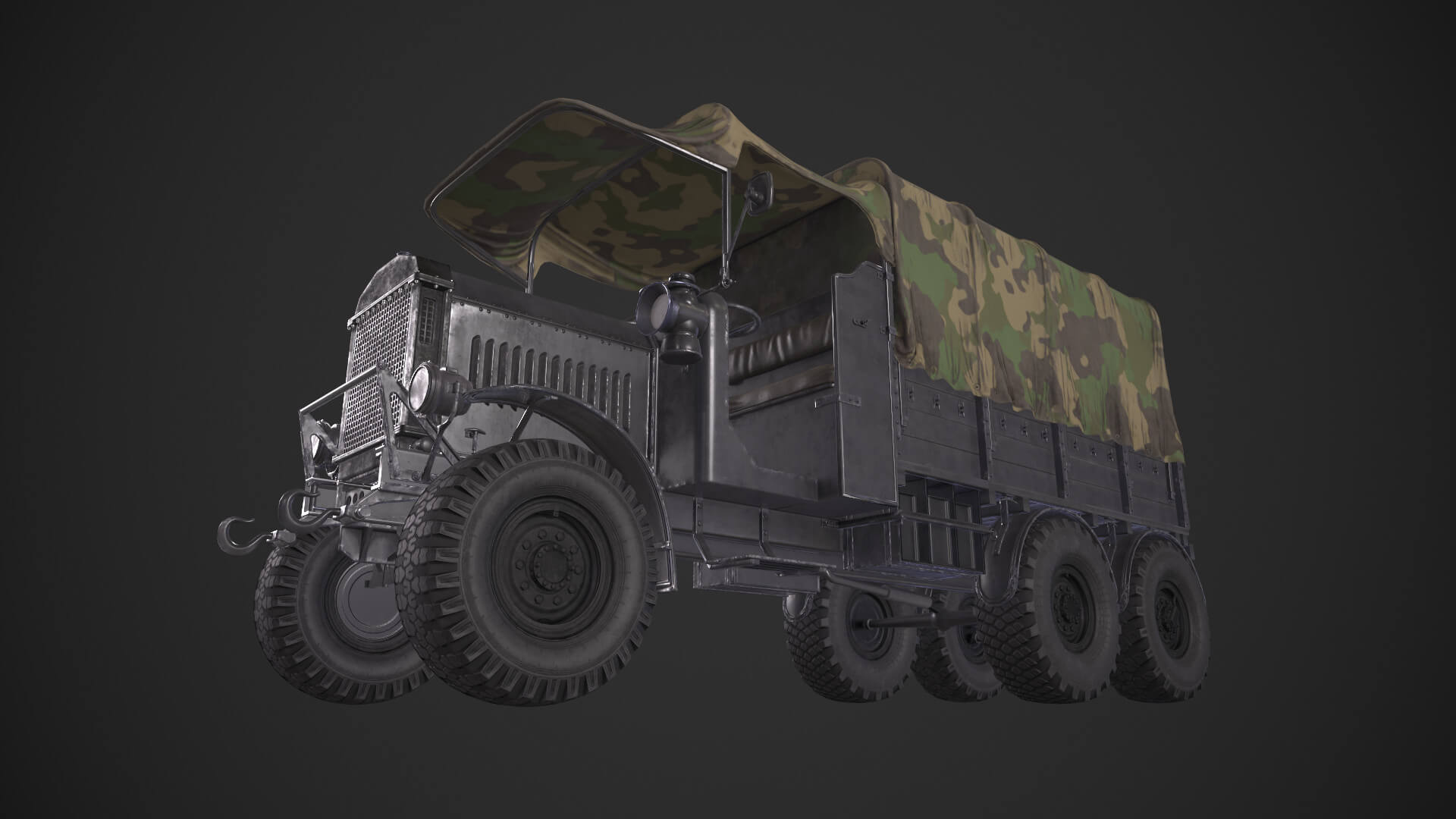 Vintage Utility Truck - 3D Model by yn-delmund