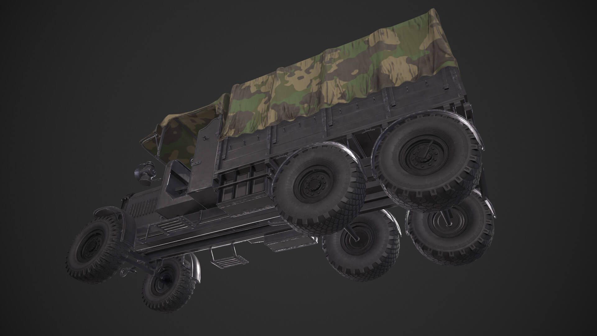Vintage Utility Truck - 3D Model by yn-delmund