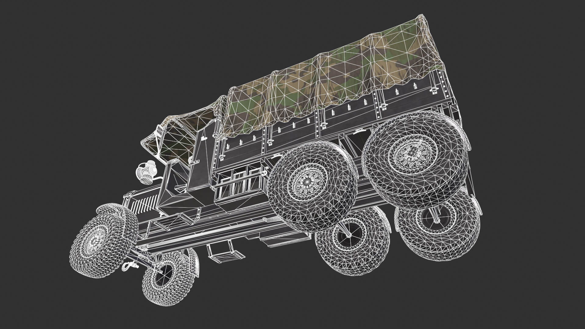 Vintage Utility Truck - 3D Model by yn-delmund