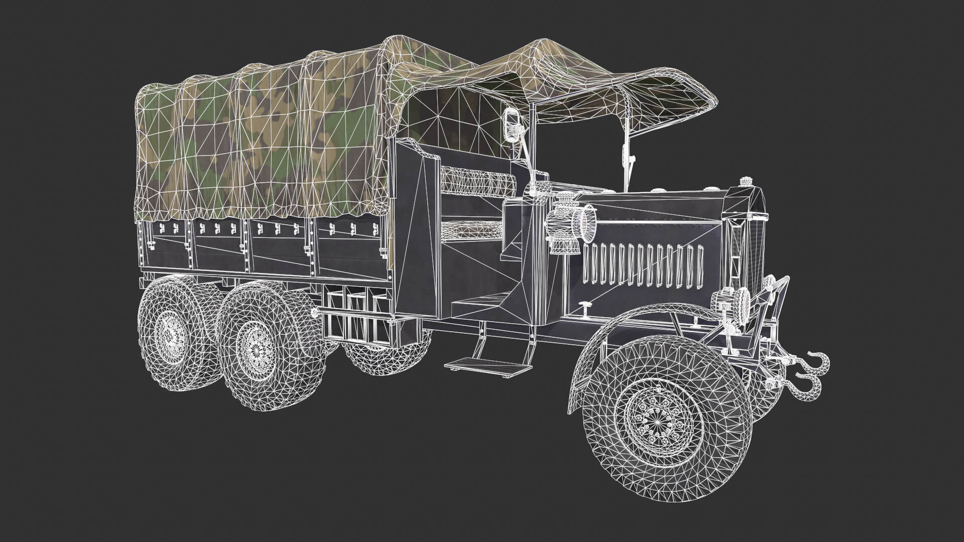 Vintage Utility Truck - 3D Model by yn-delmund