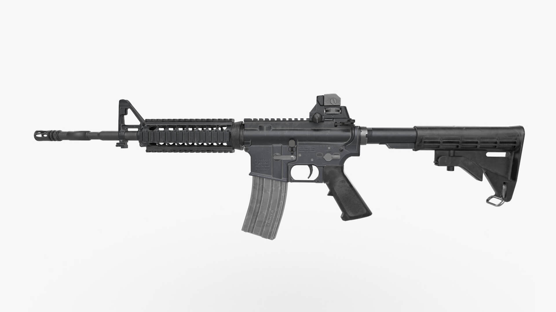 Assault Rifle M4A1 - 3D Model by yousaf