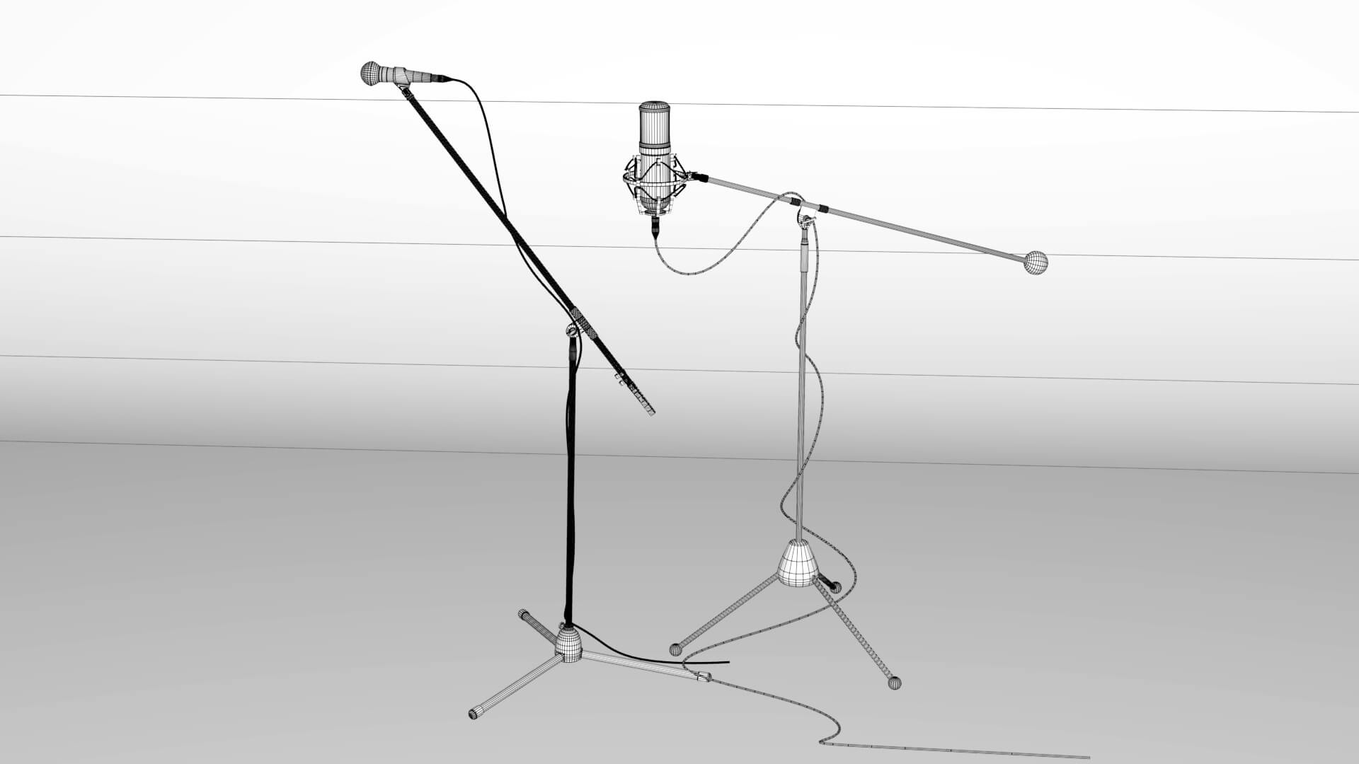 Microphone 3D Model by yousaf