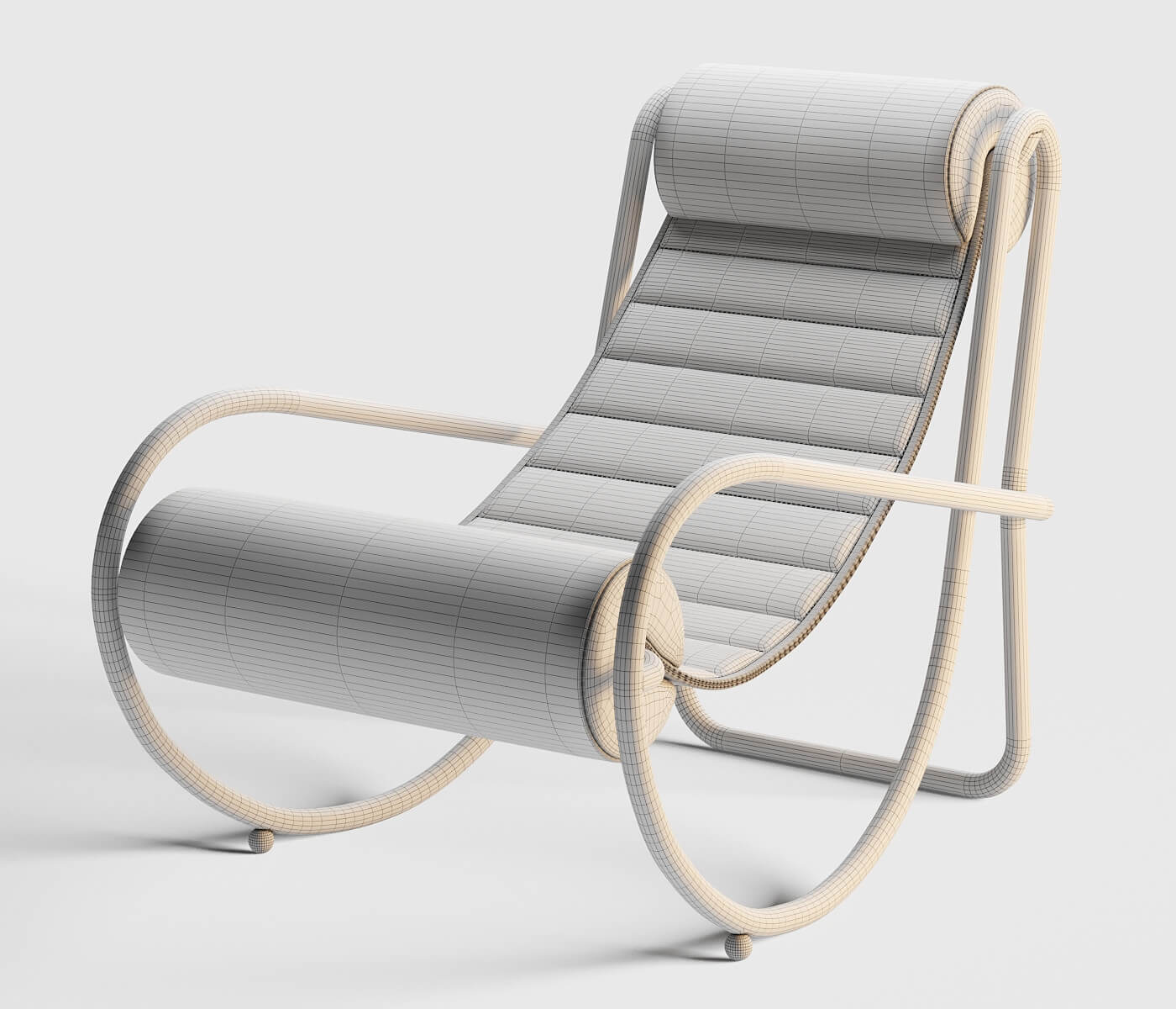 Locus Solus Orange Armchair by GAE Aulenti - 3D Model by Yousee_Studio