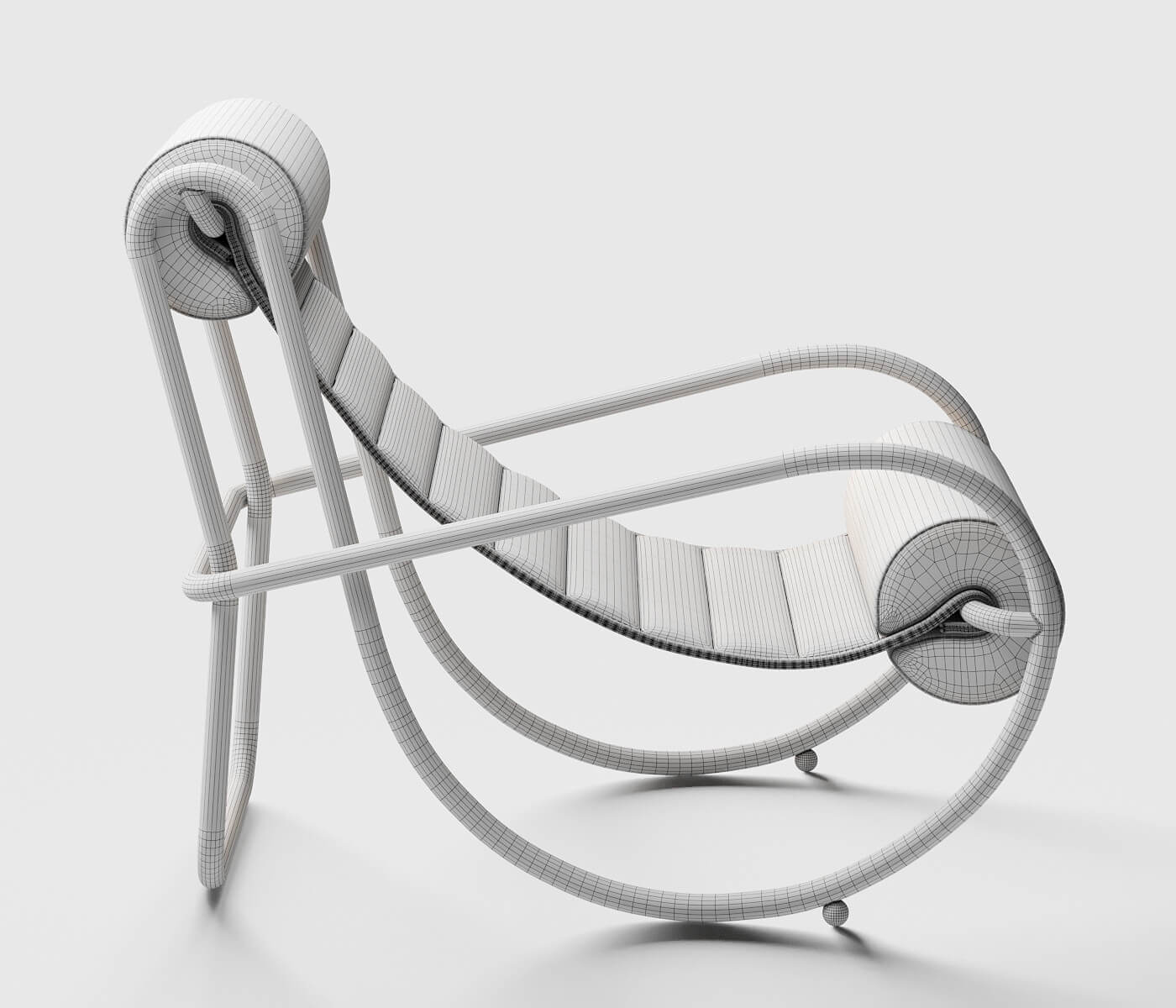 Locus Solus Orange Armchair by GAE Aulenti - 3D Model by Yousee_Studio