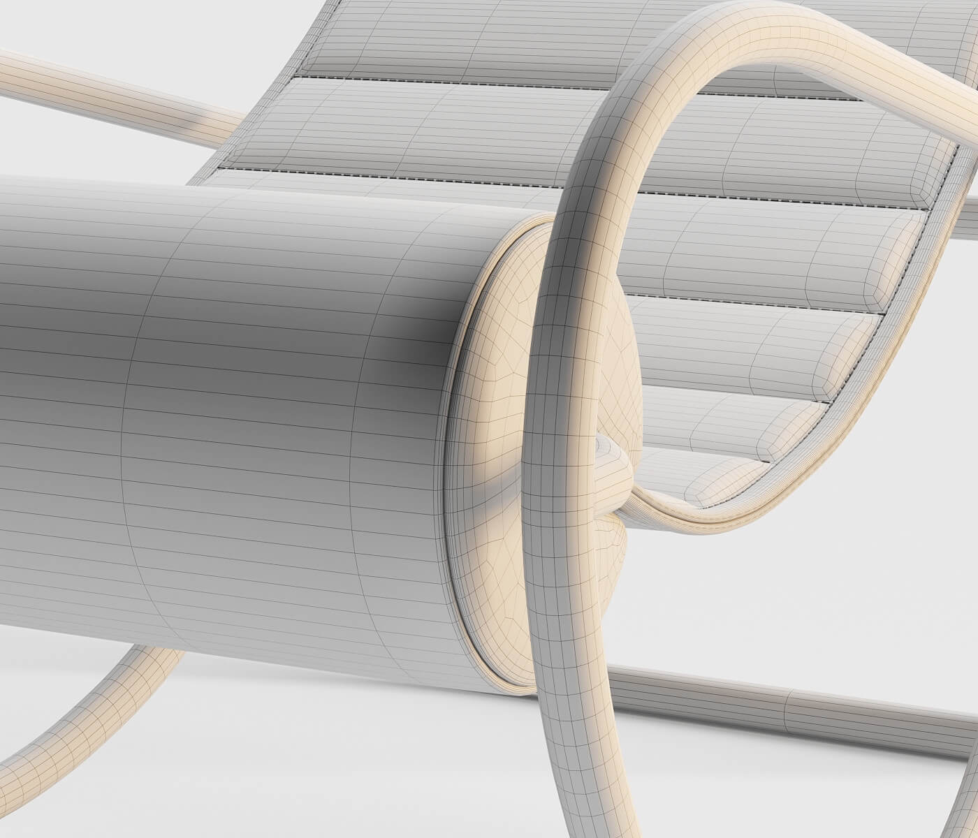 Locus Solus Orange Armchair by GAE Aulenti - 3D Model by Yousee_Studio