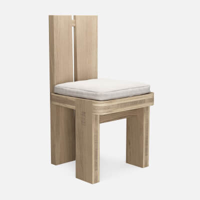 Plateau Dining Side Chair - 3D Model by Yousee_Studio