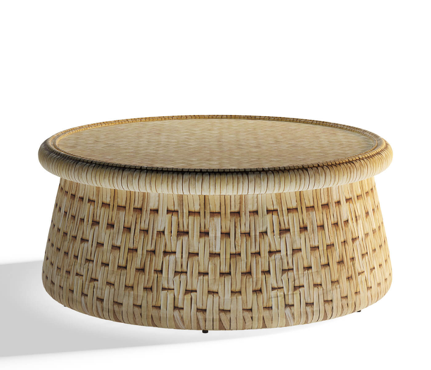 Rattan Coffee Table - 3D Model by Yousee_Studio