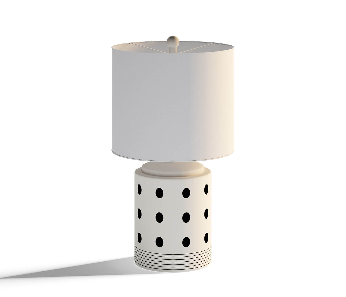 Table Lamp Polky Dots - 3D Model by Yousee_Studio