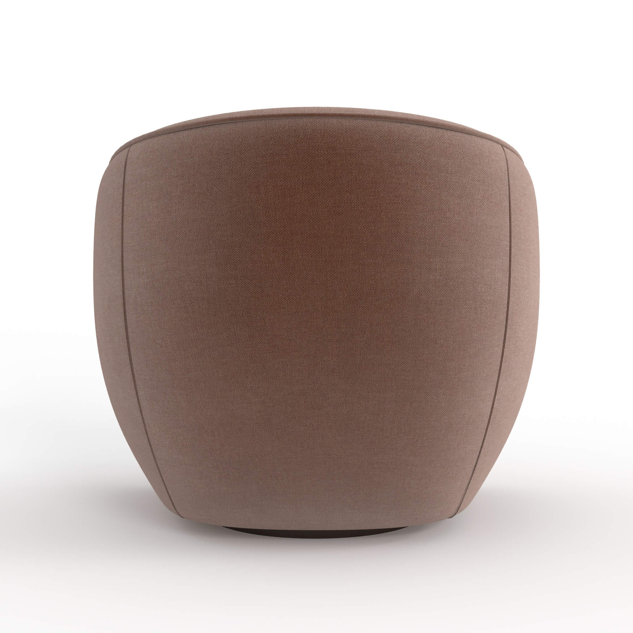 Urja Modern Classic Brown Upholstered Wood Frame Swivel Barr - 3D Model ...