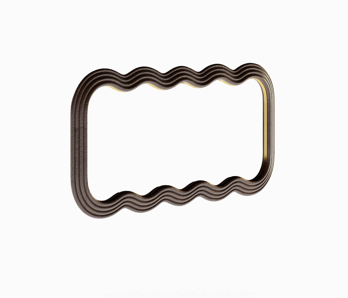 Venus Full Length Wave Mirror Walnut - 3D Model by Yousee_Studio