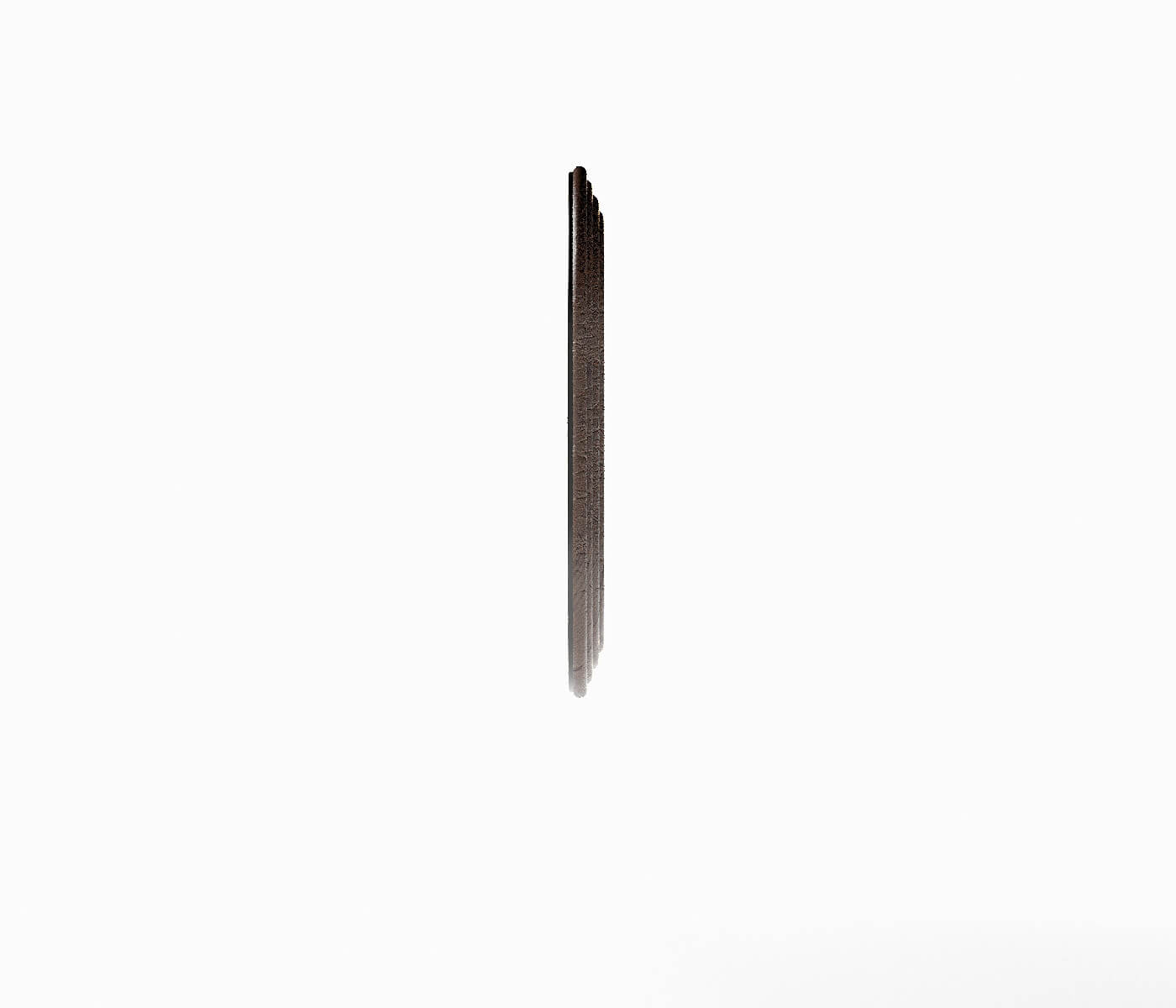 Venus Full Length Wave Mirror Walnut - 3D Model by Yousee_Studio