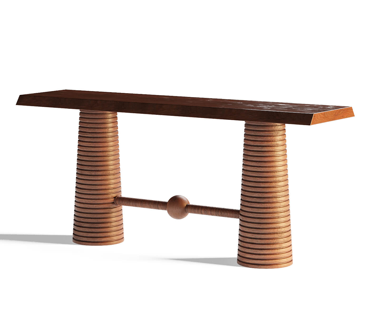 Wooden Console Table - 3D Model by Yousee_Studio