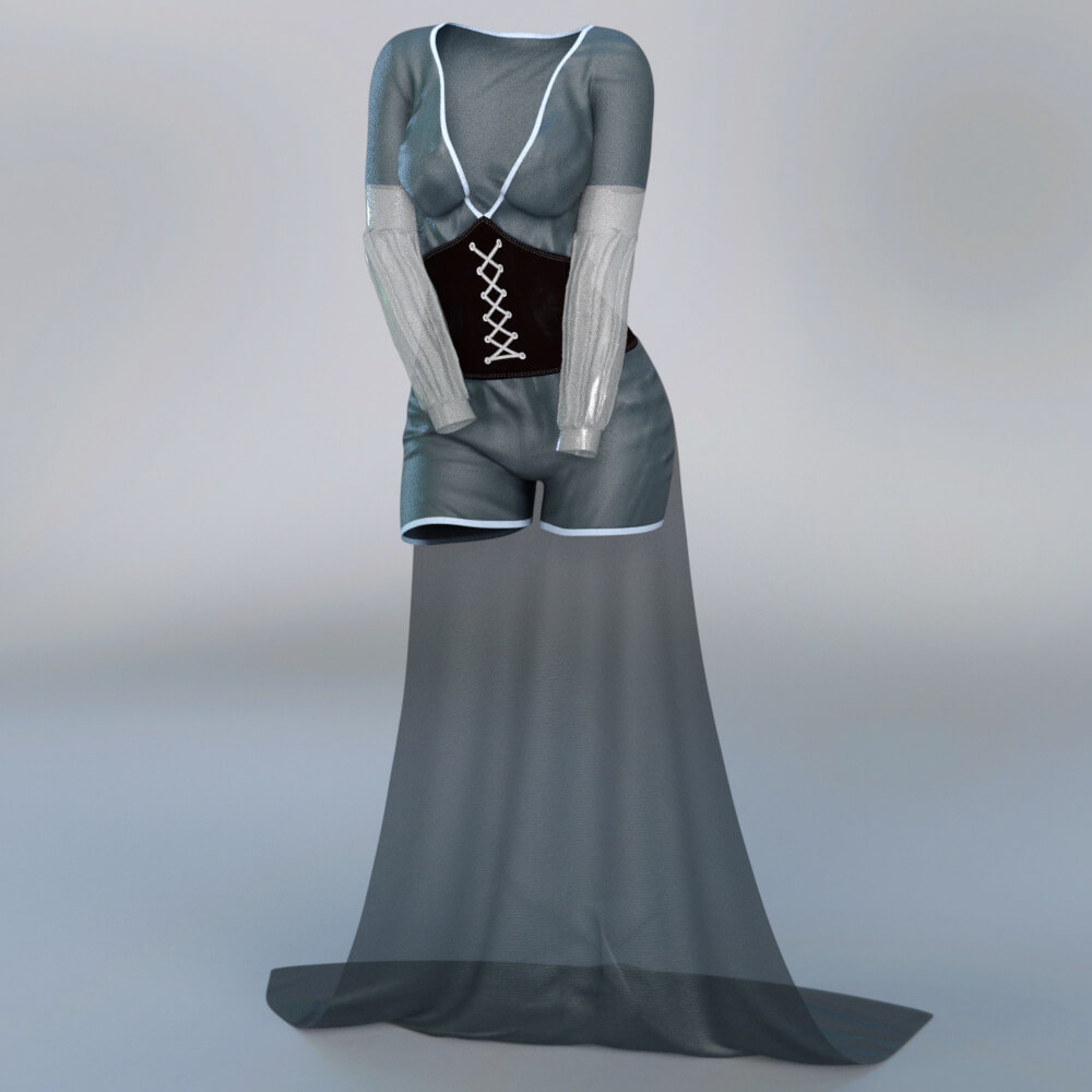 dForce Sexy Tight Fitting Clothes Outfit for Genesis 9 - Free Daz ...