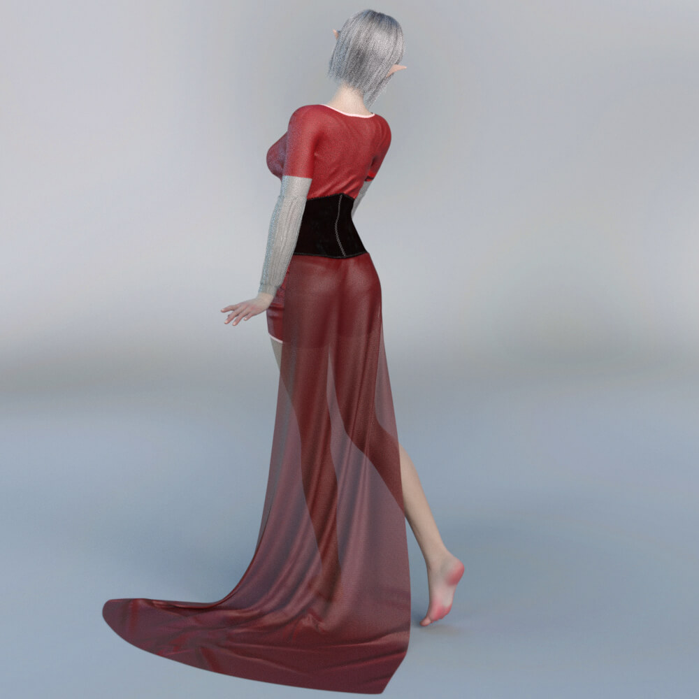 dForce Sexy Tight Fitting Clothes Outfit for Genesis 9 - Free Daz ...