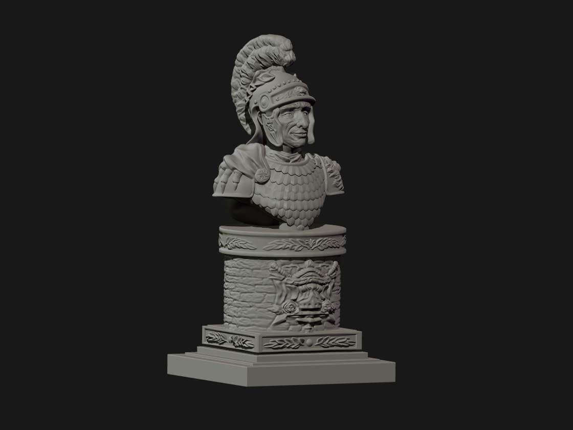 Roman Soldier - 3D Model by Yurgen Drob