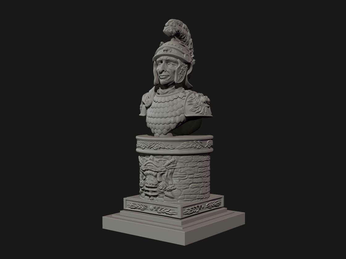 Roman Soldier - 3D Model by Yurgen Drob