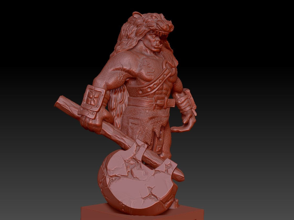 Durotan - 3D Print Model by Yurgen Drob