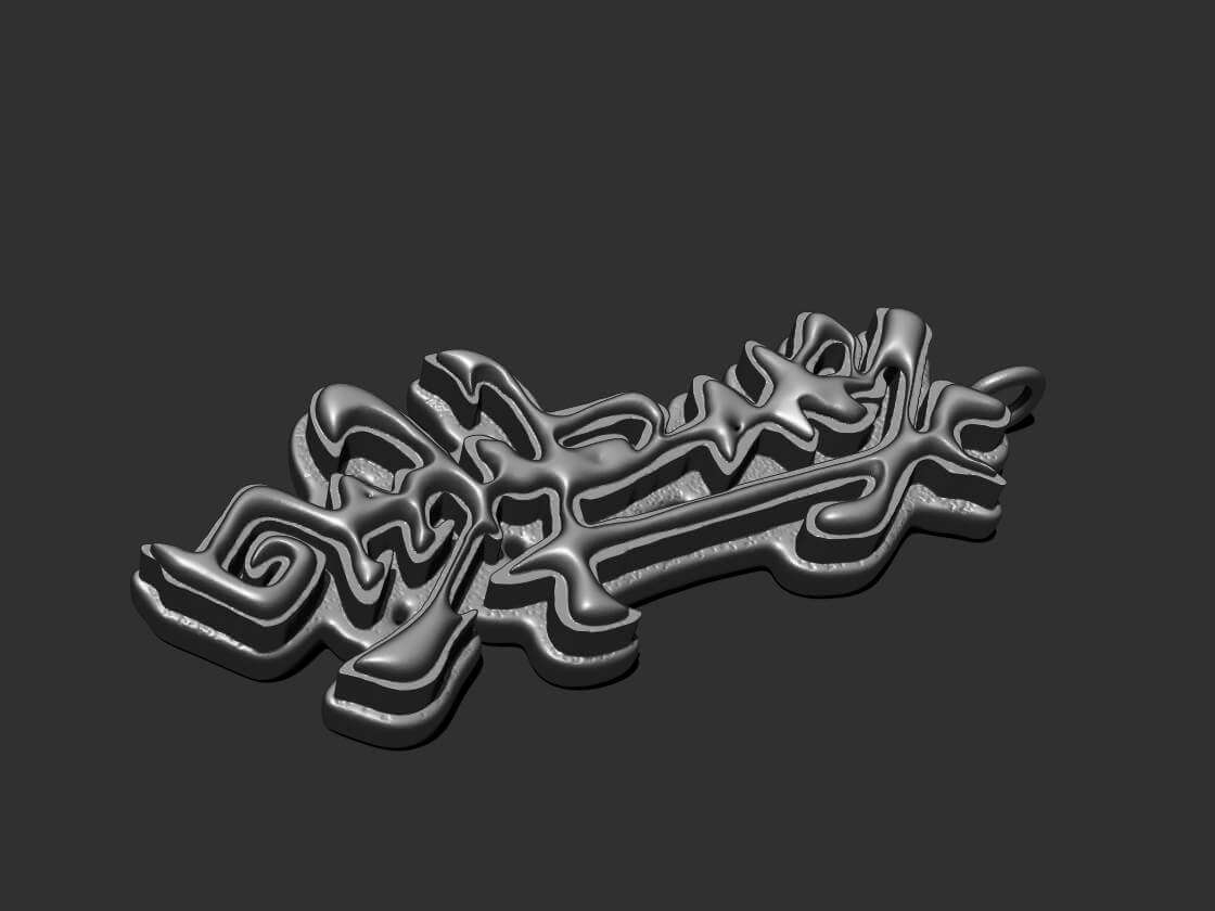 Kyokushin Karate Key Ring - Free 3D Model by Yurgen Drob