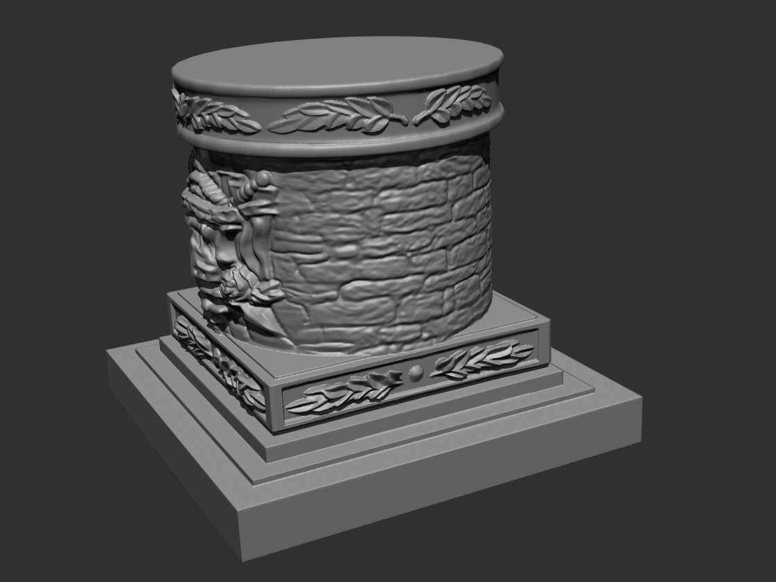 Pedestal - Free 3D Model by Yurgen Drob