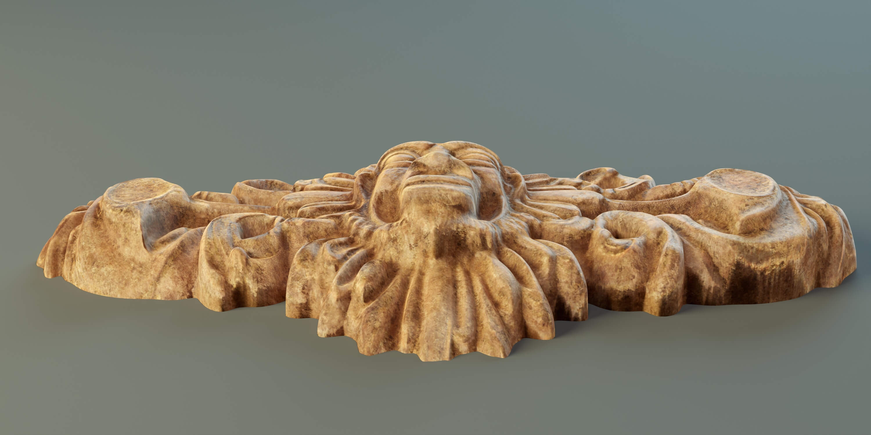 Ancient Panel PBR - 3D Model by YuriBarinov