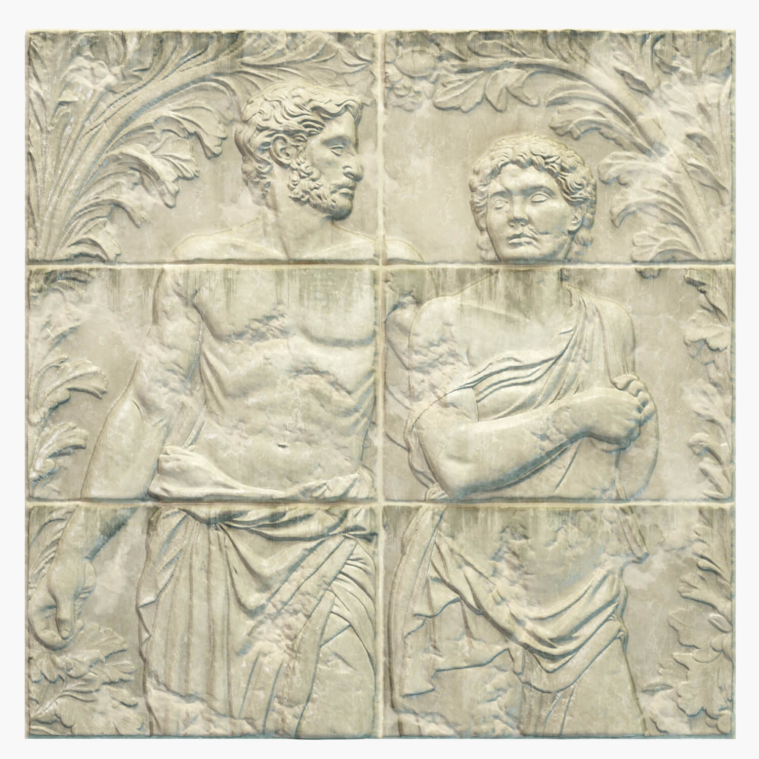 Bas-Relief Wall Panel PBR 02 3D Model by YuriBarinov