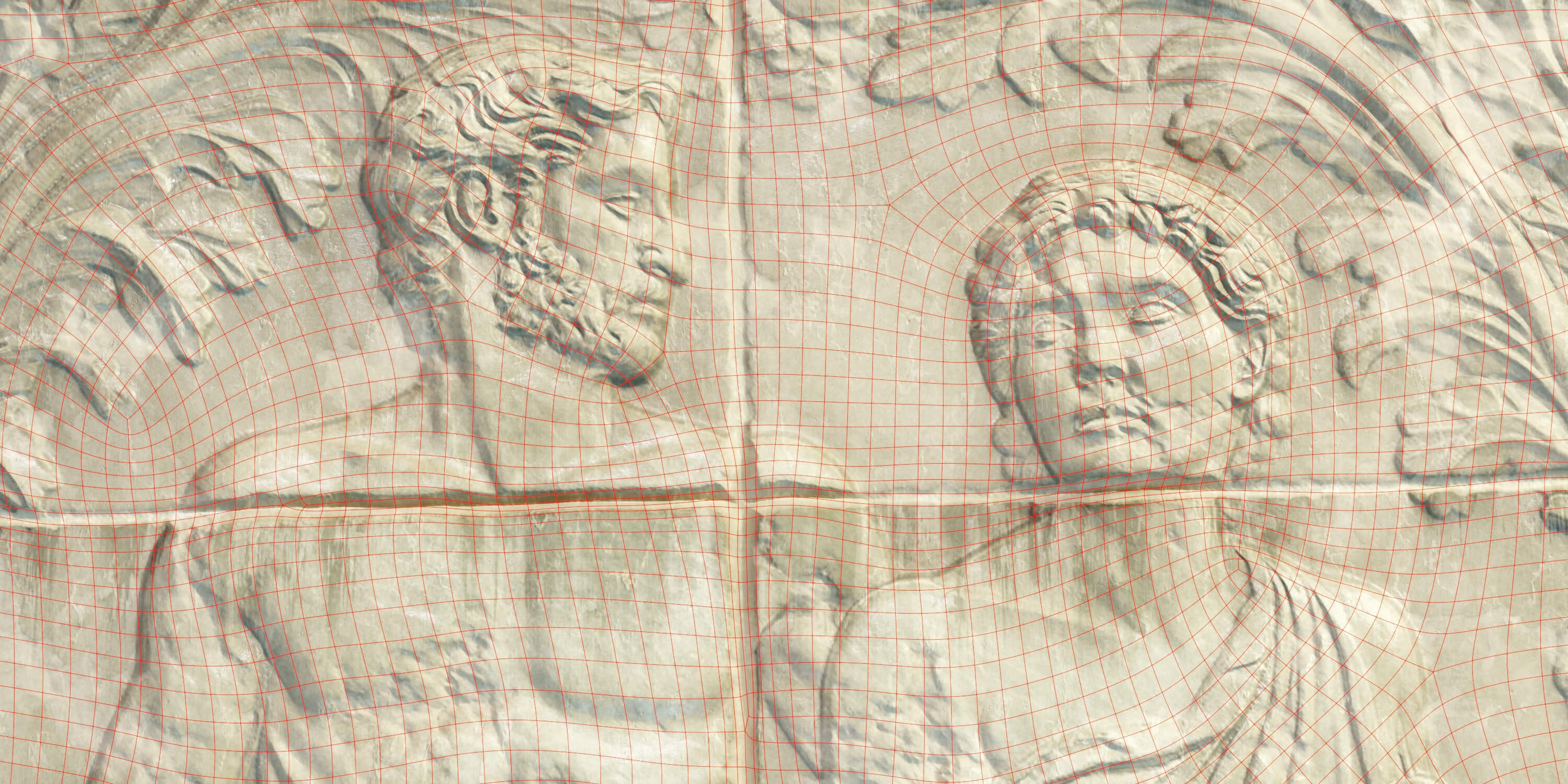 Bas-Relief Wall Panel PBR 02 3D Model by YuriBarinov