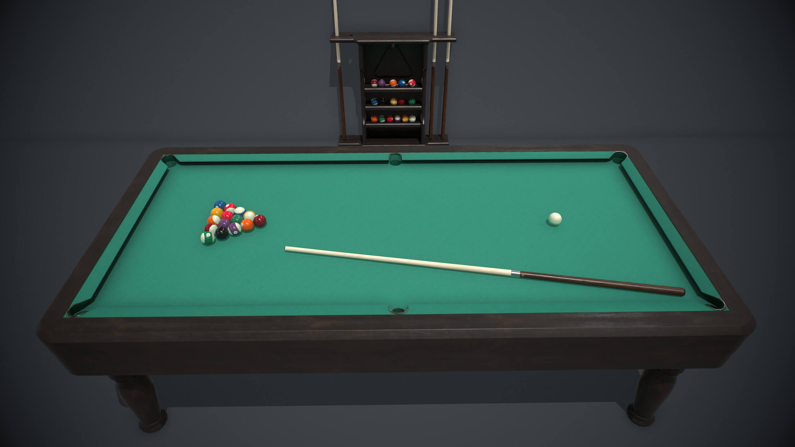 Billiard Table 9Ft - 3D Model by YuriBarinov