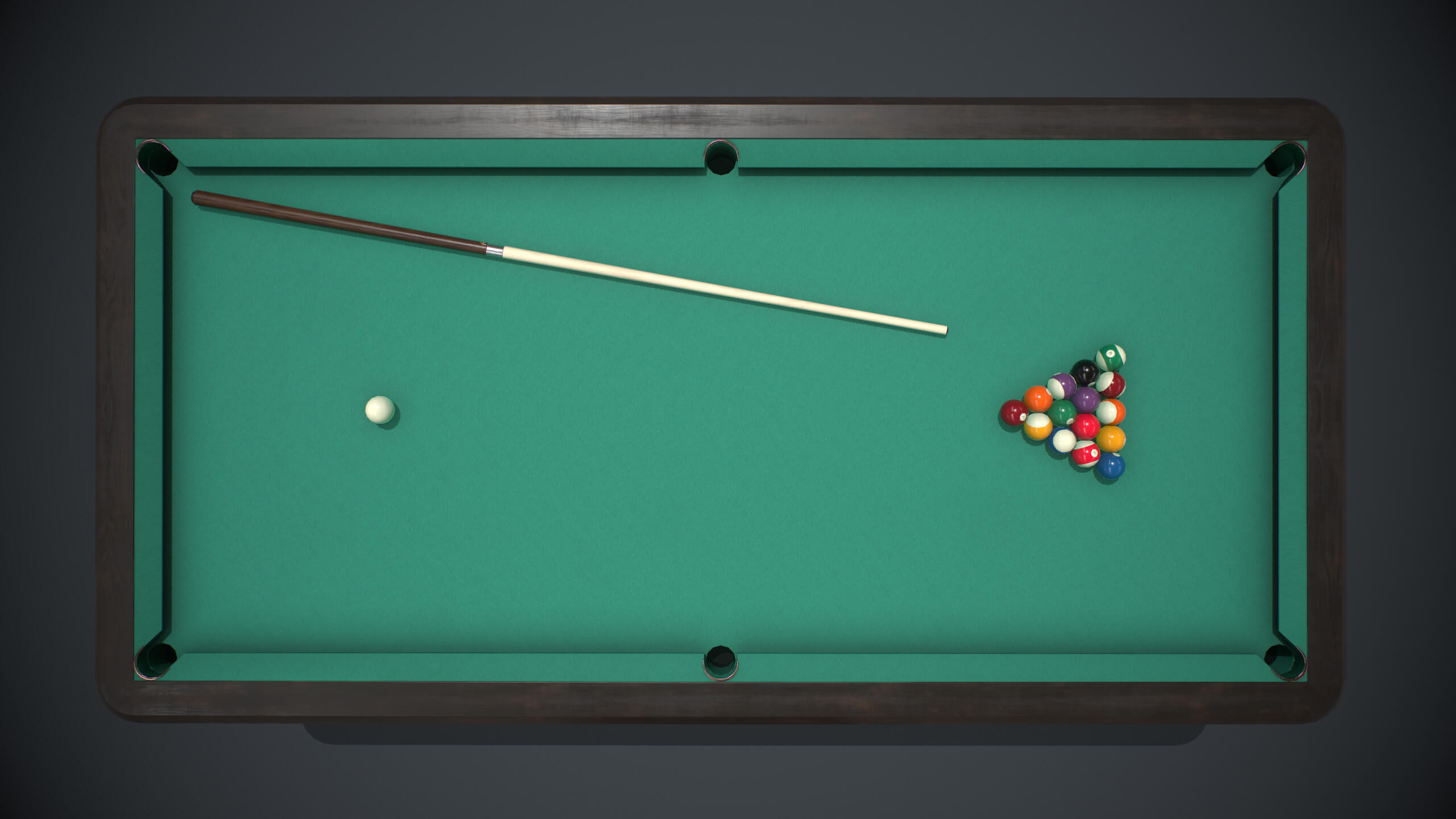 Billiard Table 9Ft - 3D Model by YuriBarinov