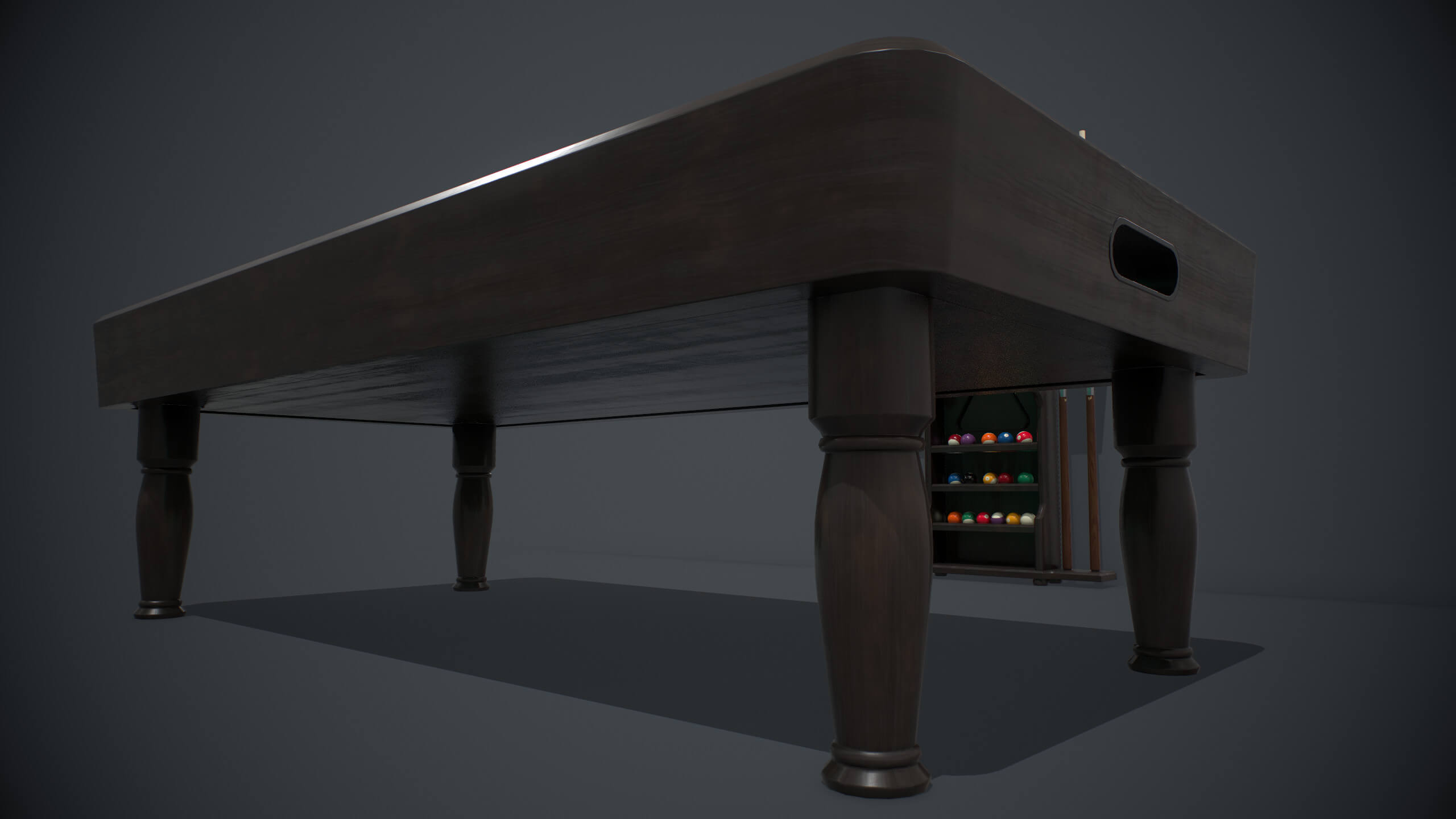 Billiard Table 9Ft - 3D Model by YuriBarinov