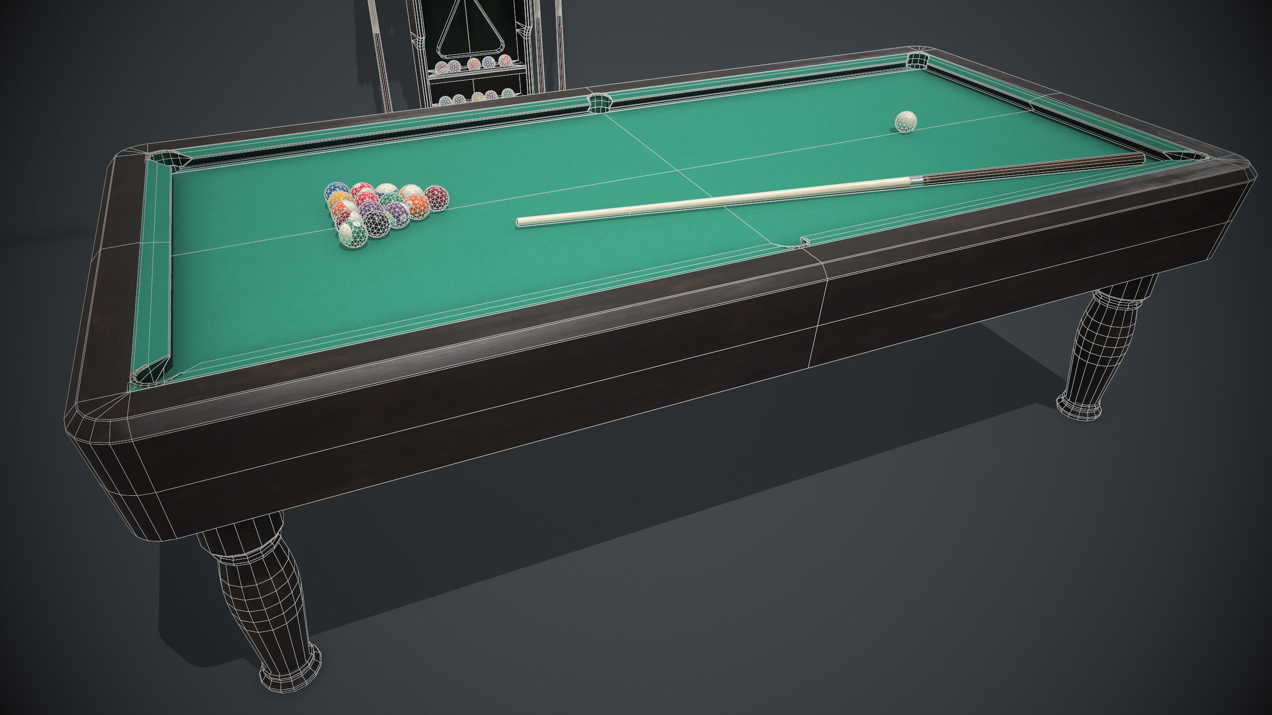 Billiard Table 9Ft - 3D Model by YuriBarinov