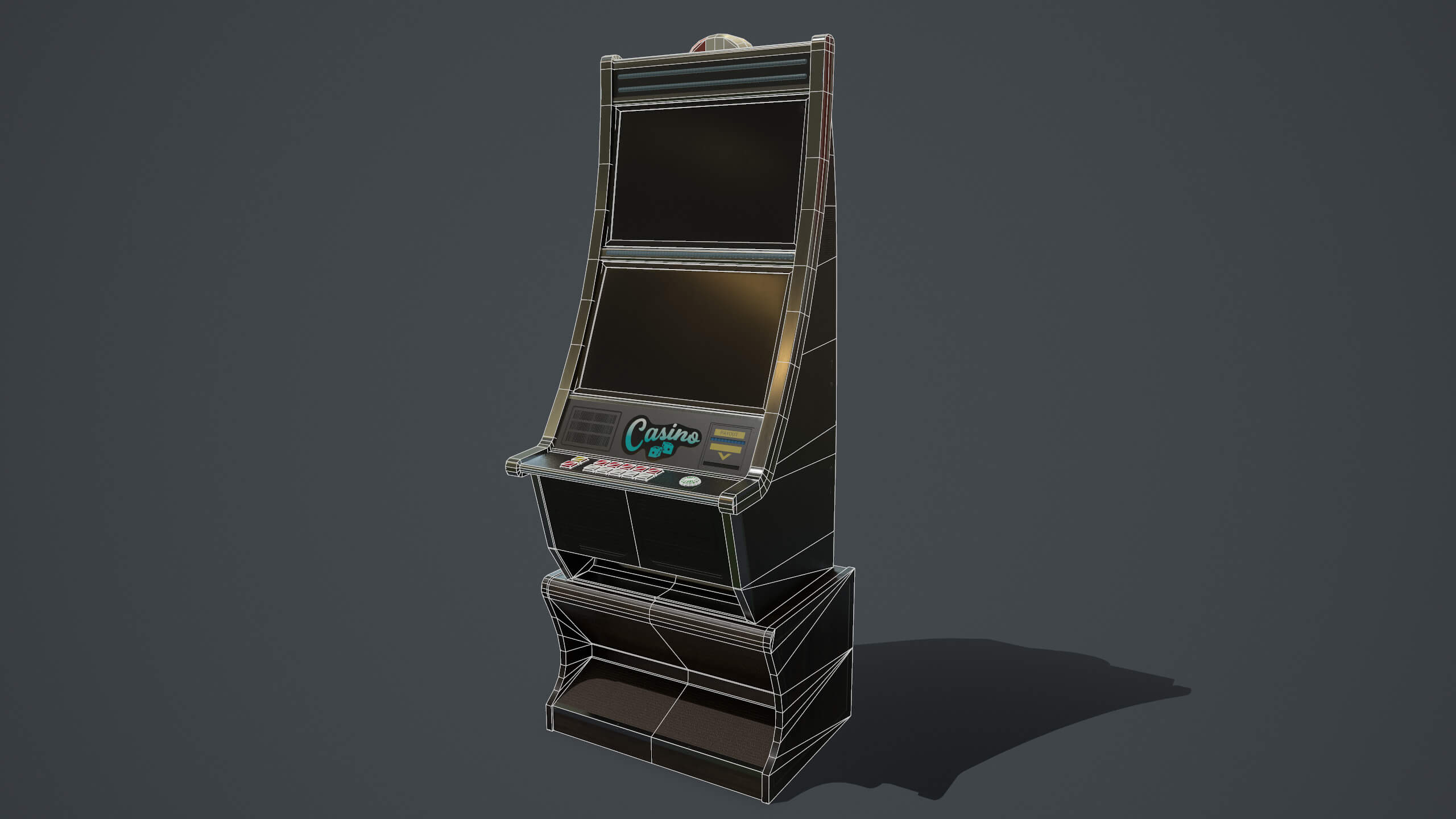 Casino Slot Machine PBR - 3D Model by YuriBarinov