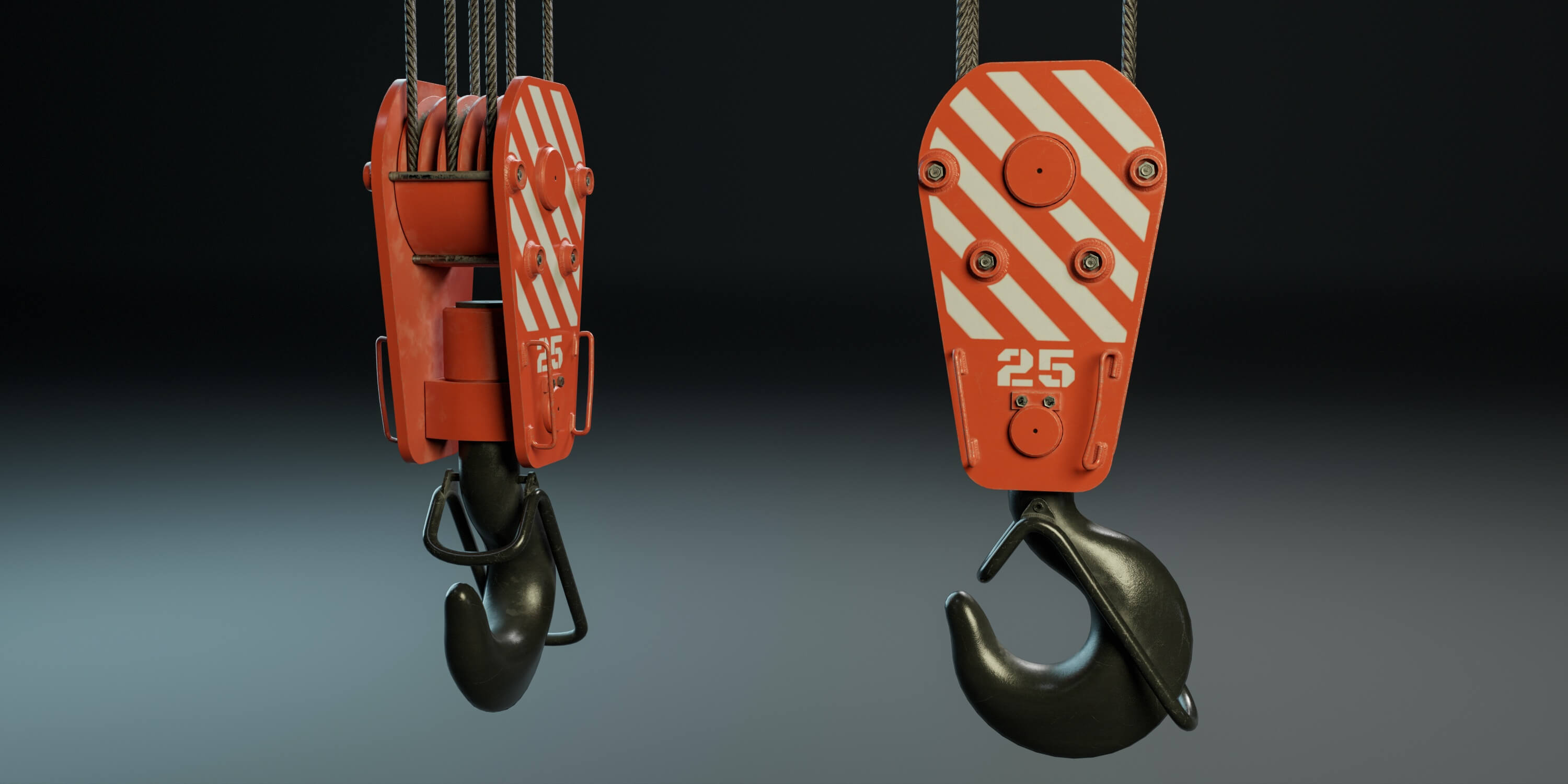 Crane Hook Block PBR - 3D Model by YuriBarinov