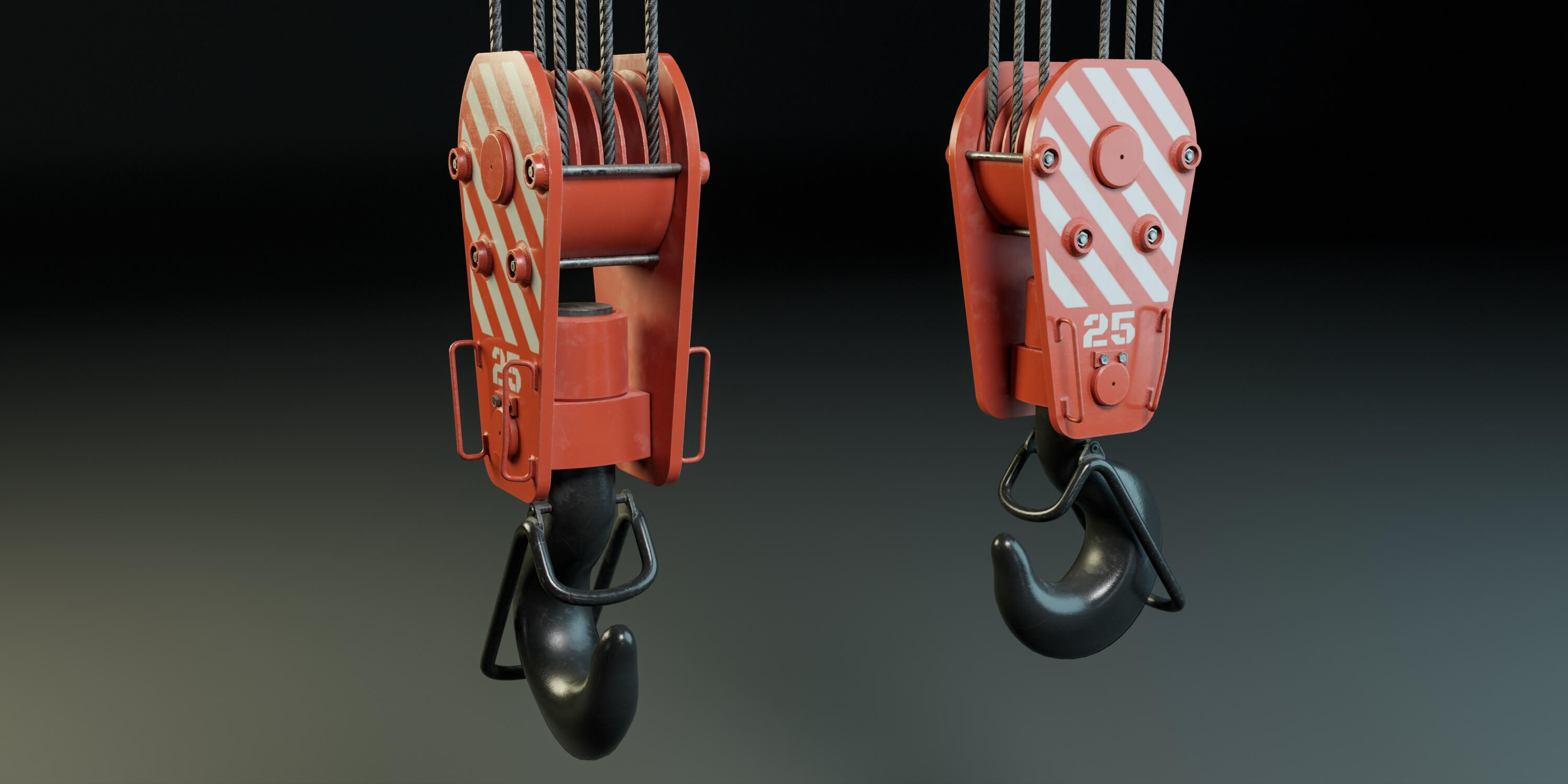 Crane Hook Block PBR - 3D Model by YuriBarinov