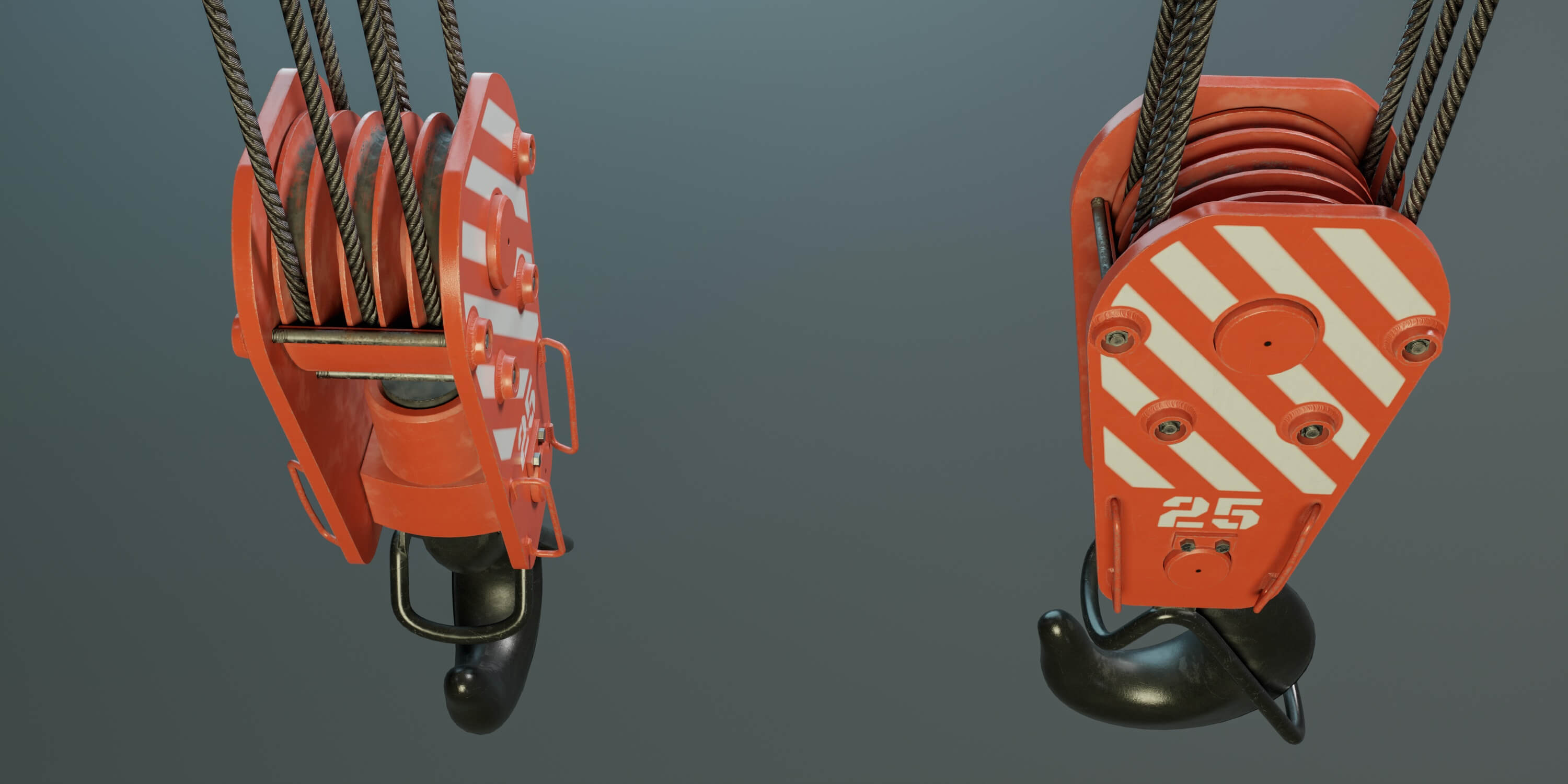 Crane Hook Block PBR - 3D Model by YuriBarinov