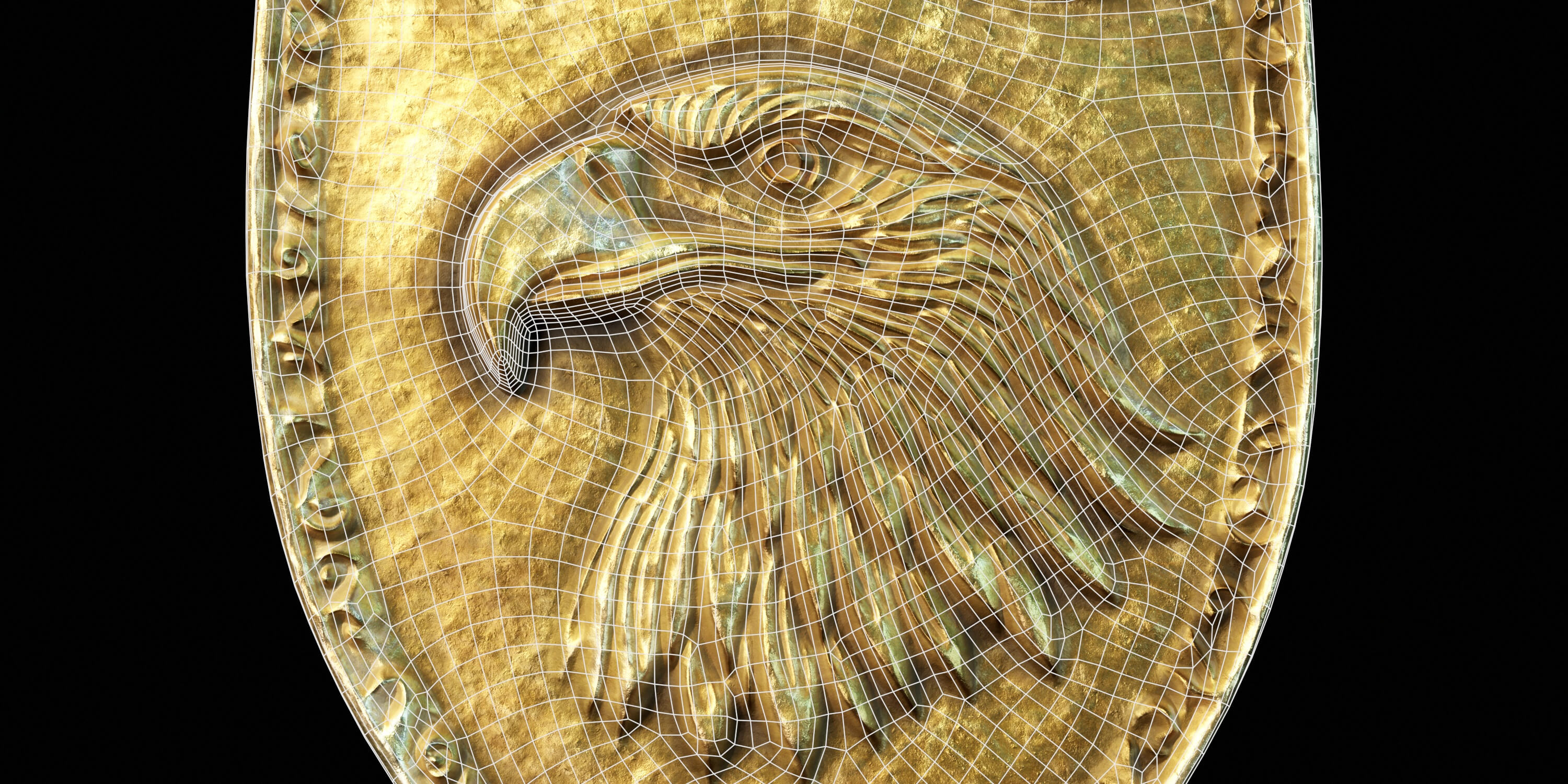 Eagle Heraldic Emblem PBR - 3D Model by YuriBarinov