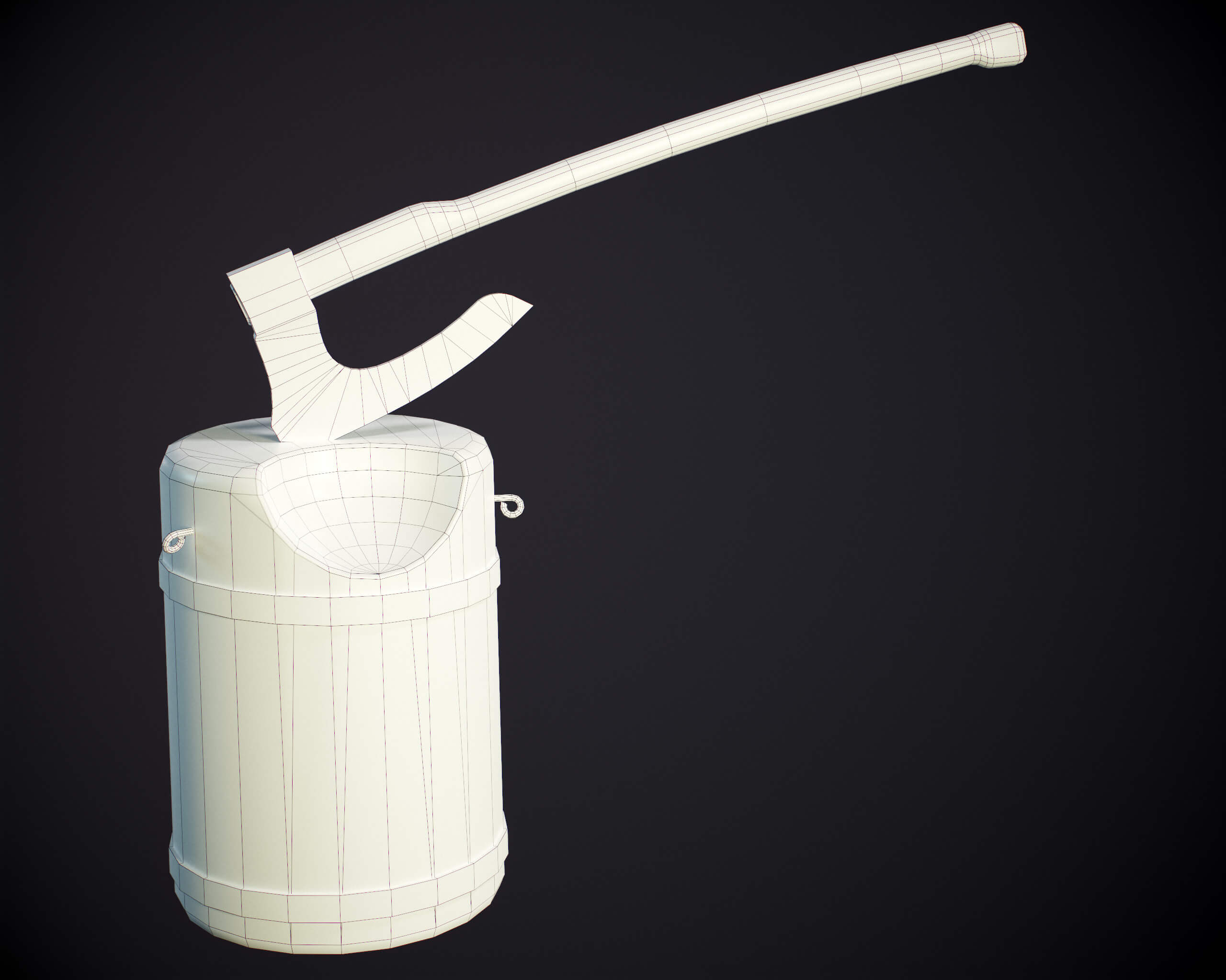 Executioner Axe Block - 3D Model by YuriBarinov