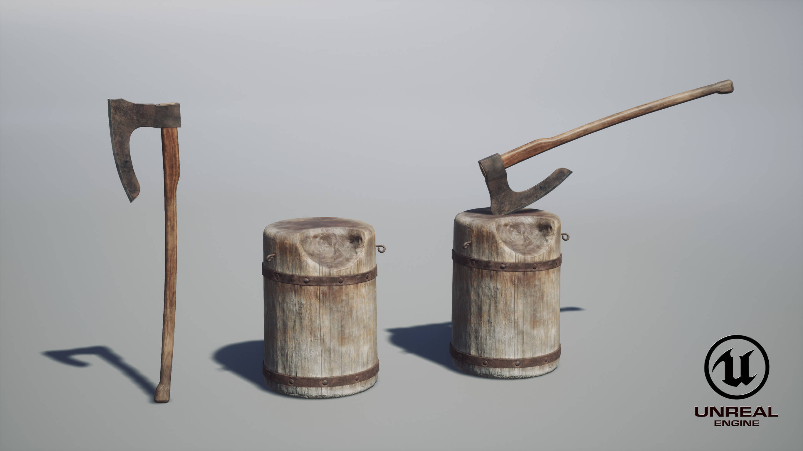 Executioner Axe Block - 3D Model by YuriBarinov