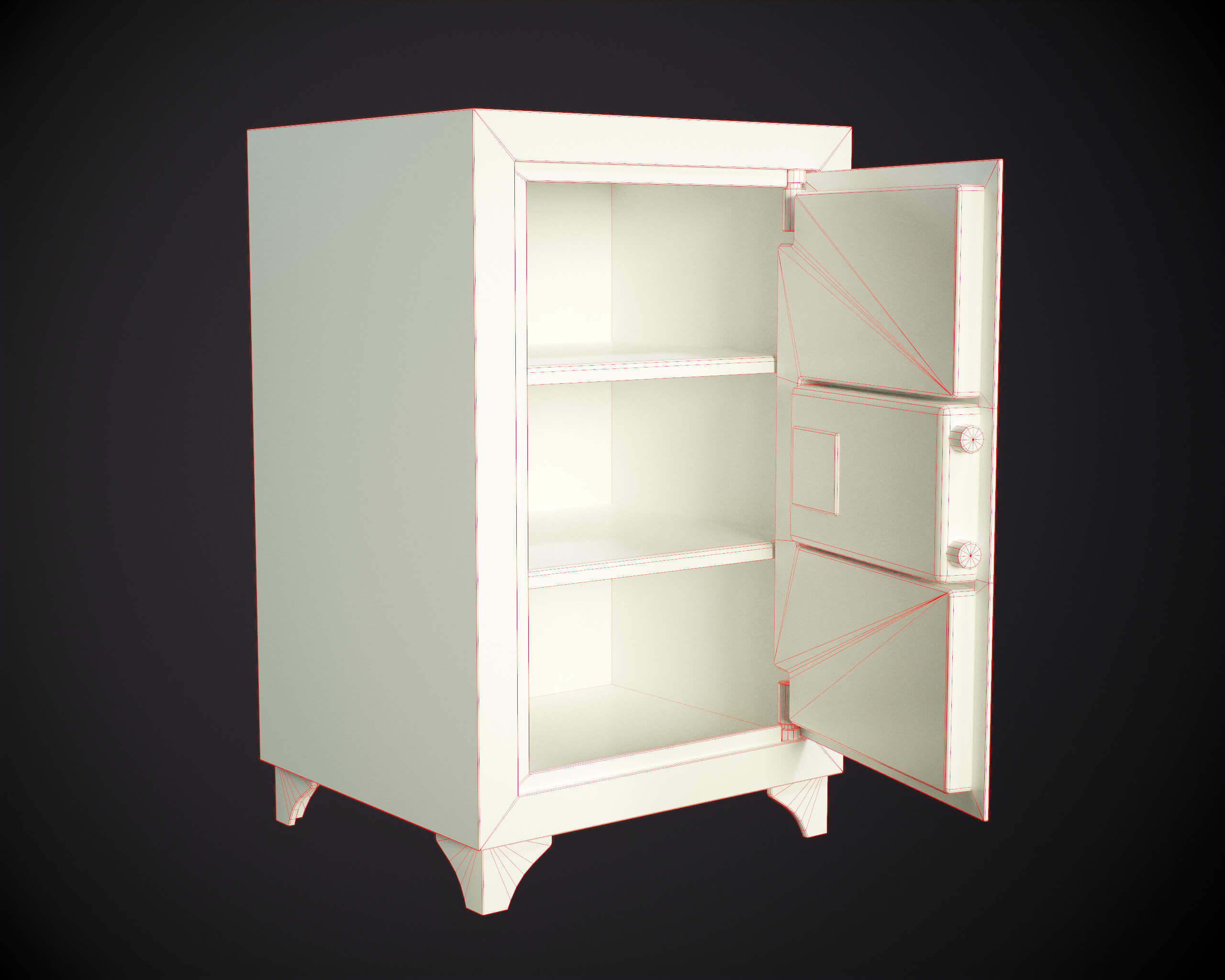 Floor Safe PBR - 3D Model by YuriBarinov